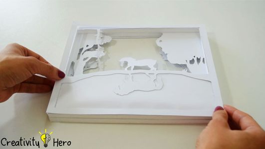 How to Create a 3D Paper Cut Light Box | DIY Project : 12 Steps (with ...