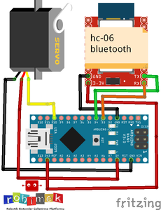 Servo Motor Control Via Bluetooth With Potentiometer : 6 Steps ...