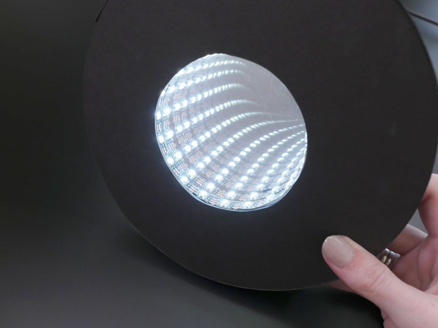 Easy Infinity Mirror With Arduino Gemma & NeoPixels : 8 Steps (with ...