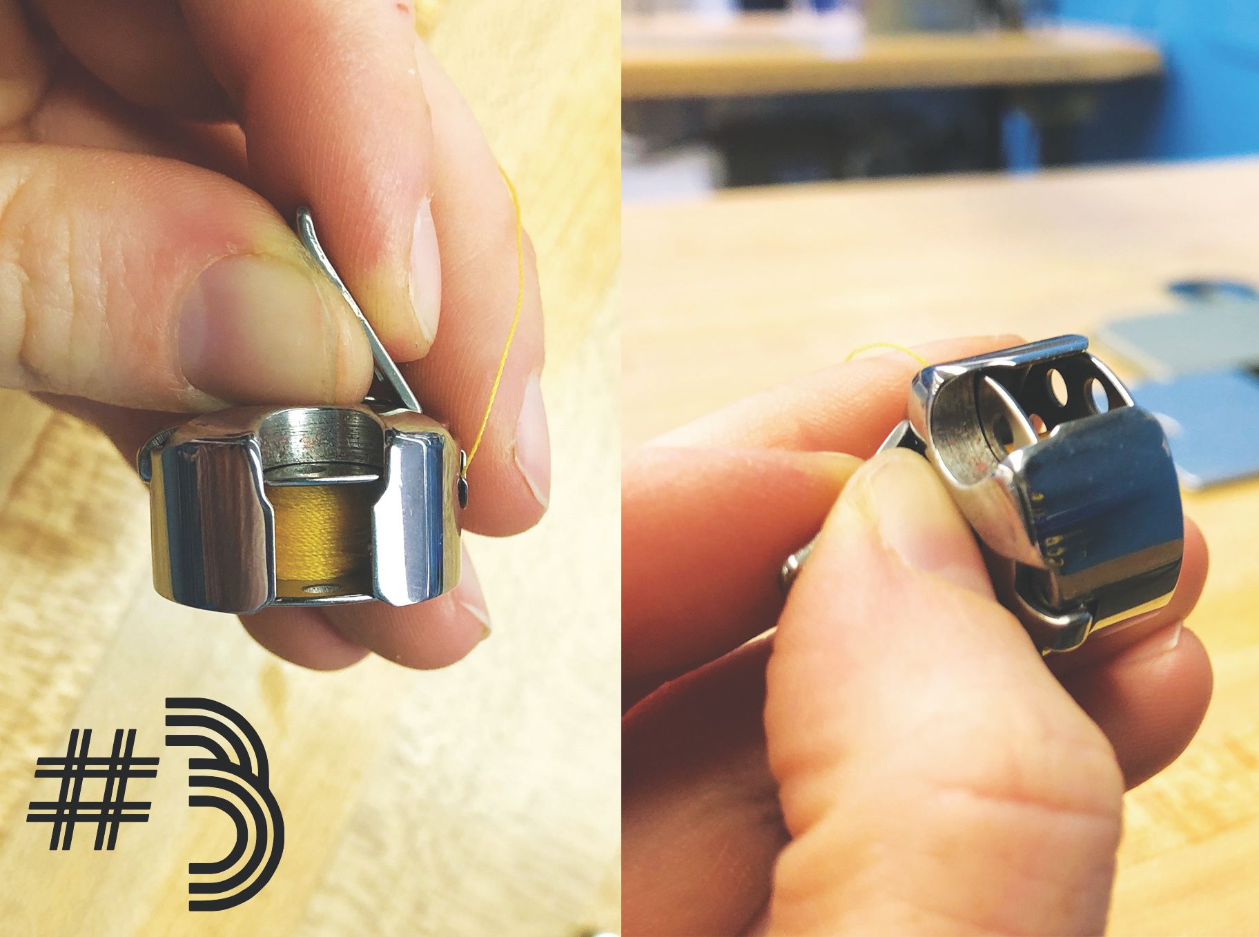 How to Thread a Juki Industrial Sewing Machine : 8 Steps (with Pictures ...