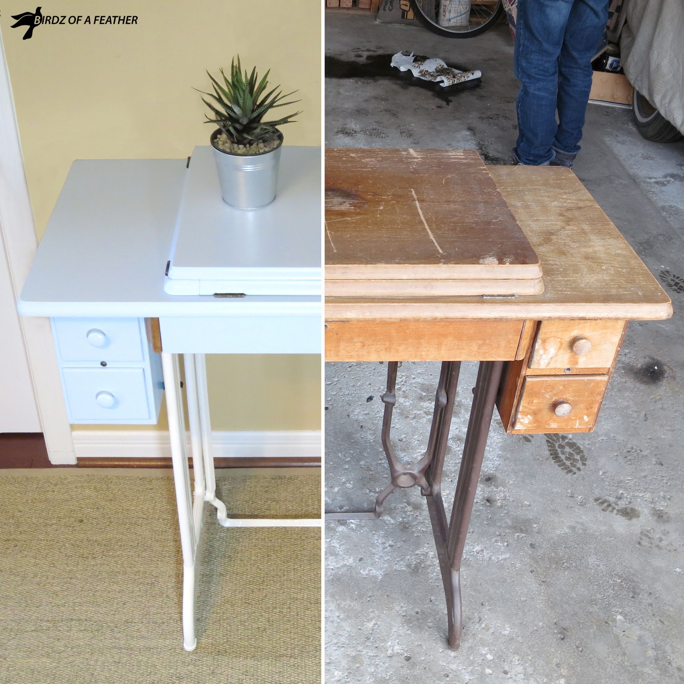Veneer Repair: Vintage Sewing Table : 24 Steps (with Pictures ...