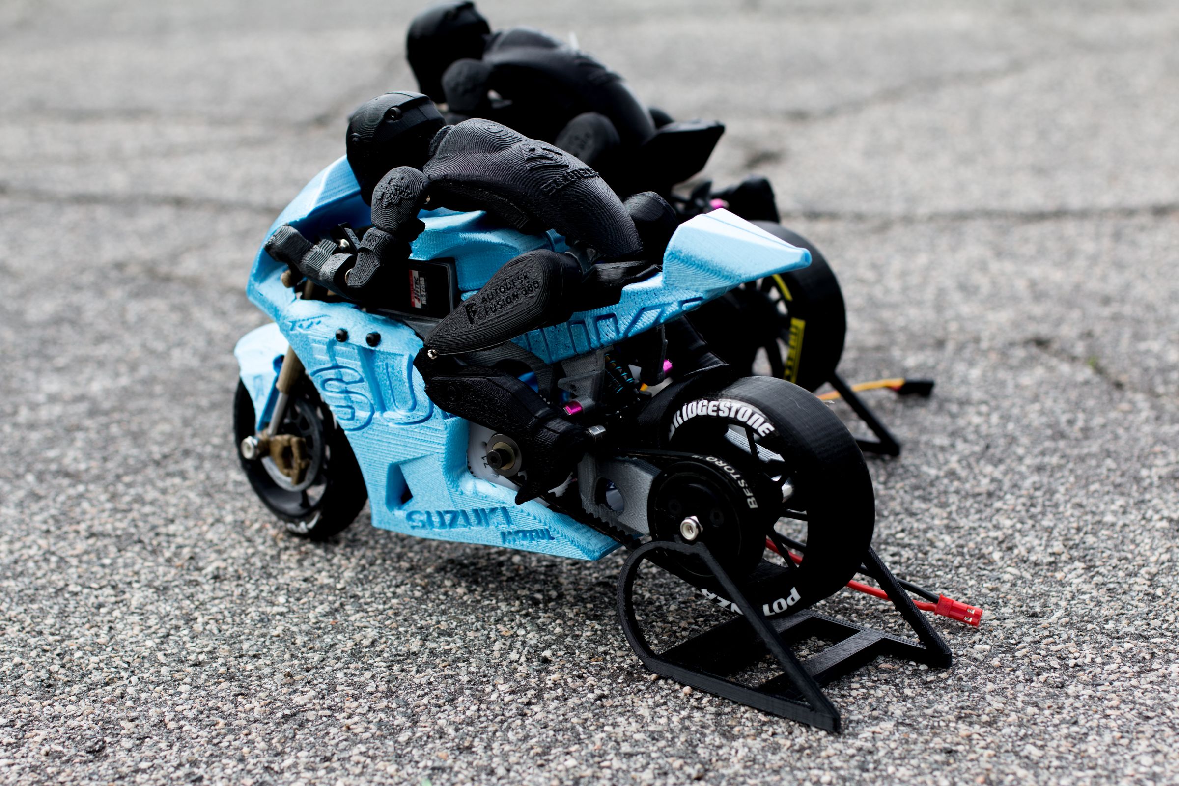 3d Printed RC Motorcycles: 2016 Ducati Draxter and 2016 Suzuki GSX-RR ...