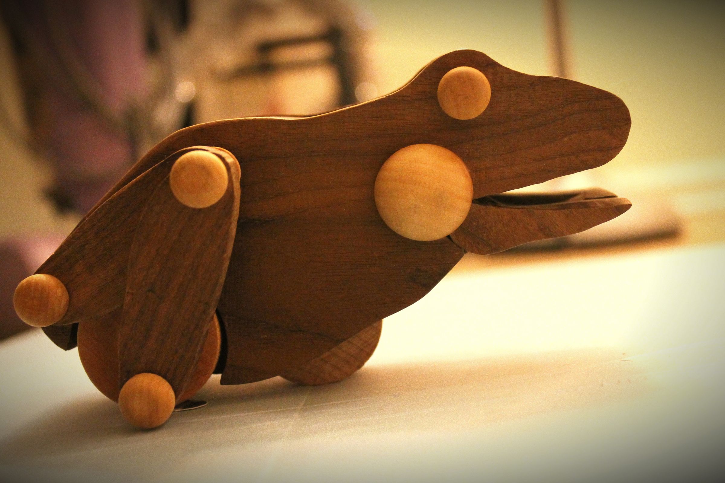 Wooden Frog-- Hi Dear, Remember to Smile When Working! : 4 Steps (with ...