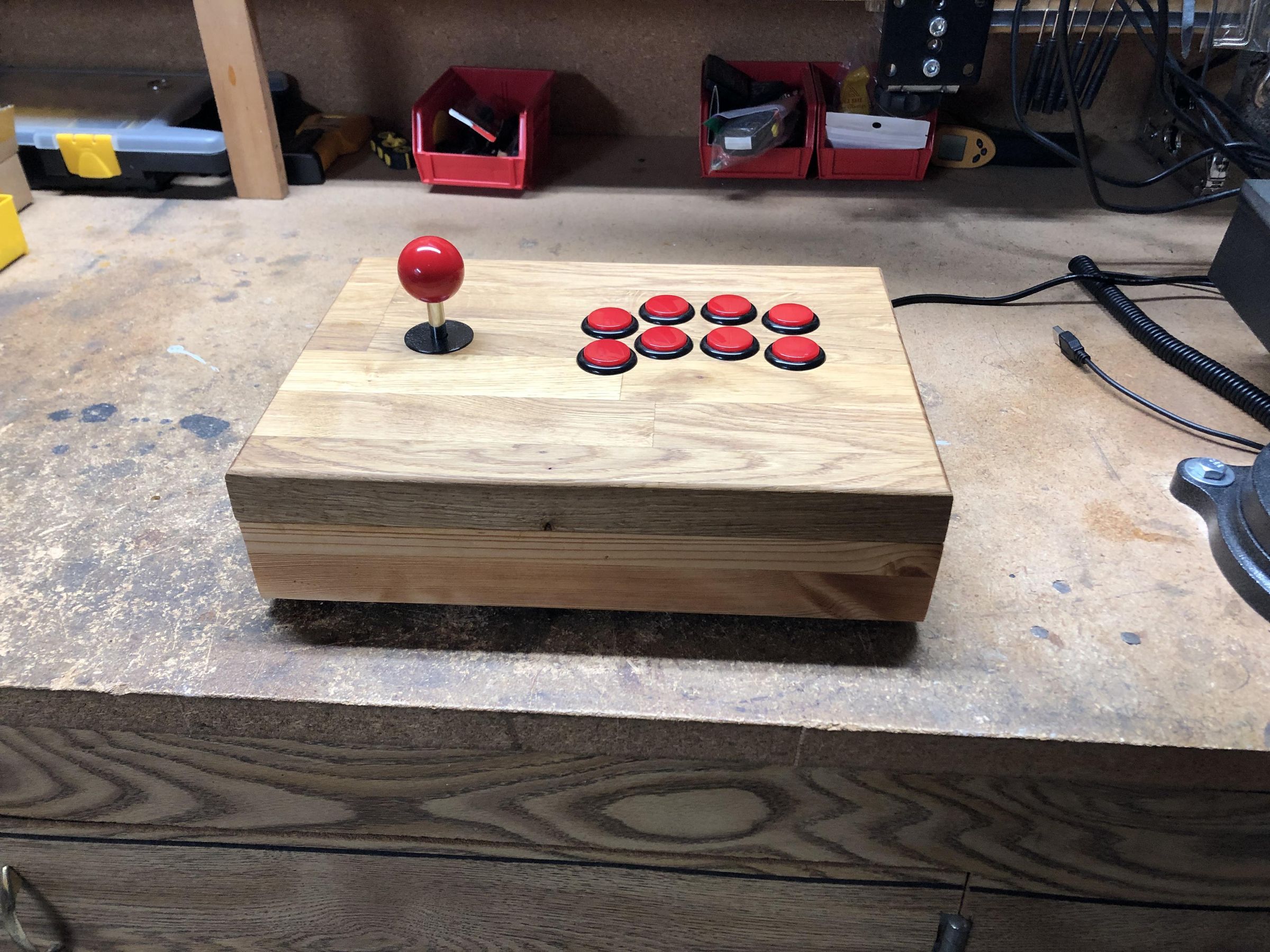 Simple Wood Arcade Stick : 8 Steps (with Pictures) - Instructables