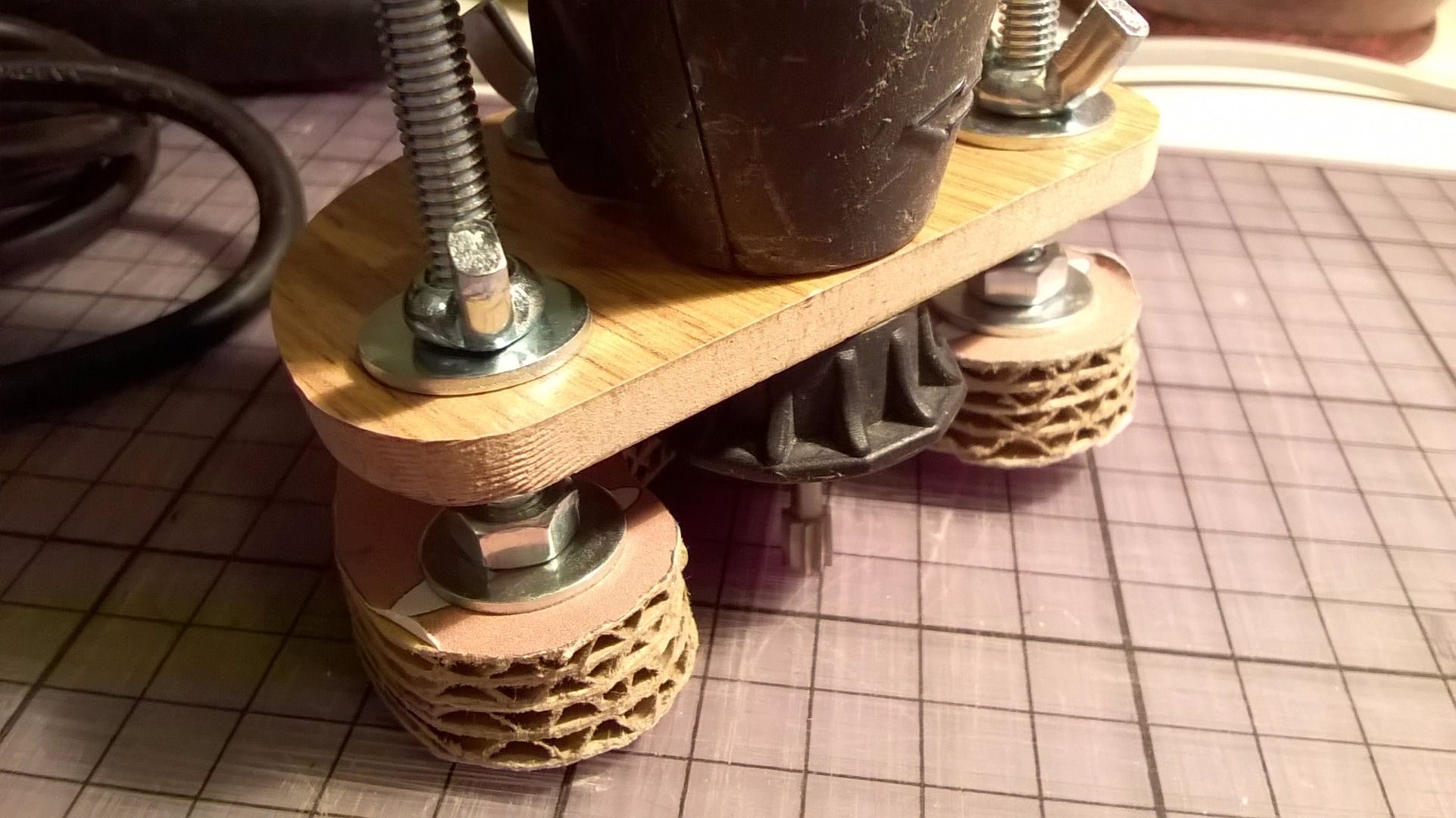 Wooden Precision Mini Router Base for Rotary Tool (with Cardboard ...