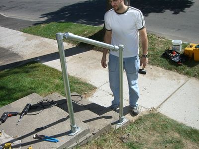 How to Build a Simple Handrail : 7 Steps (with Pictures) - Instructables