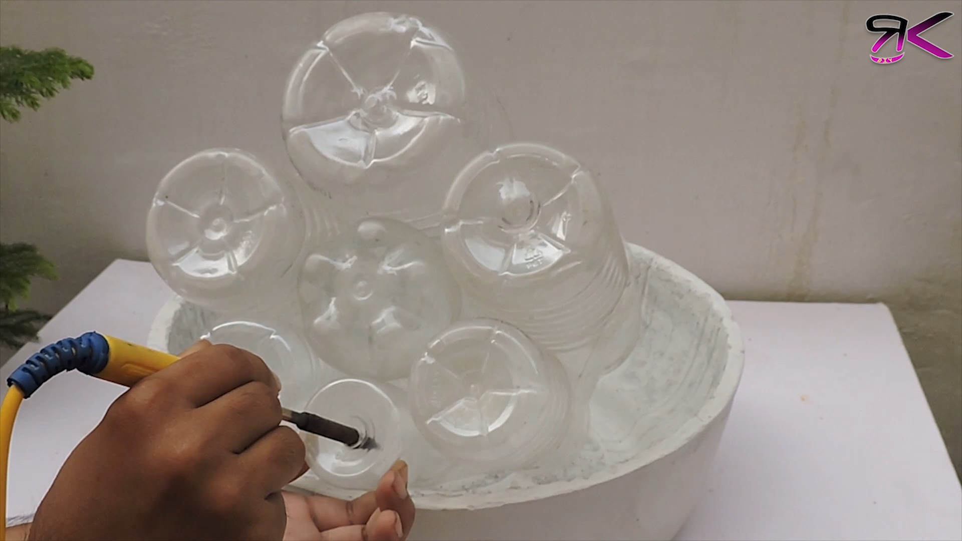 Amazing Water Fountain With Plastic Bottle and Led (DIY) : 7 Steps ...