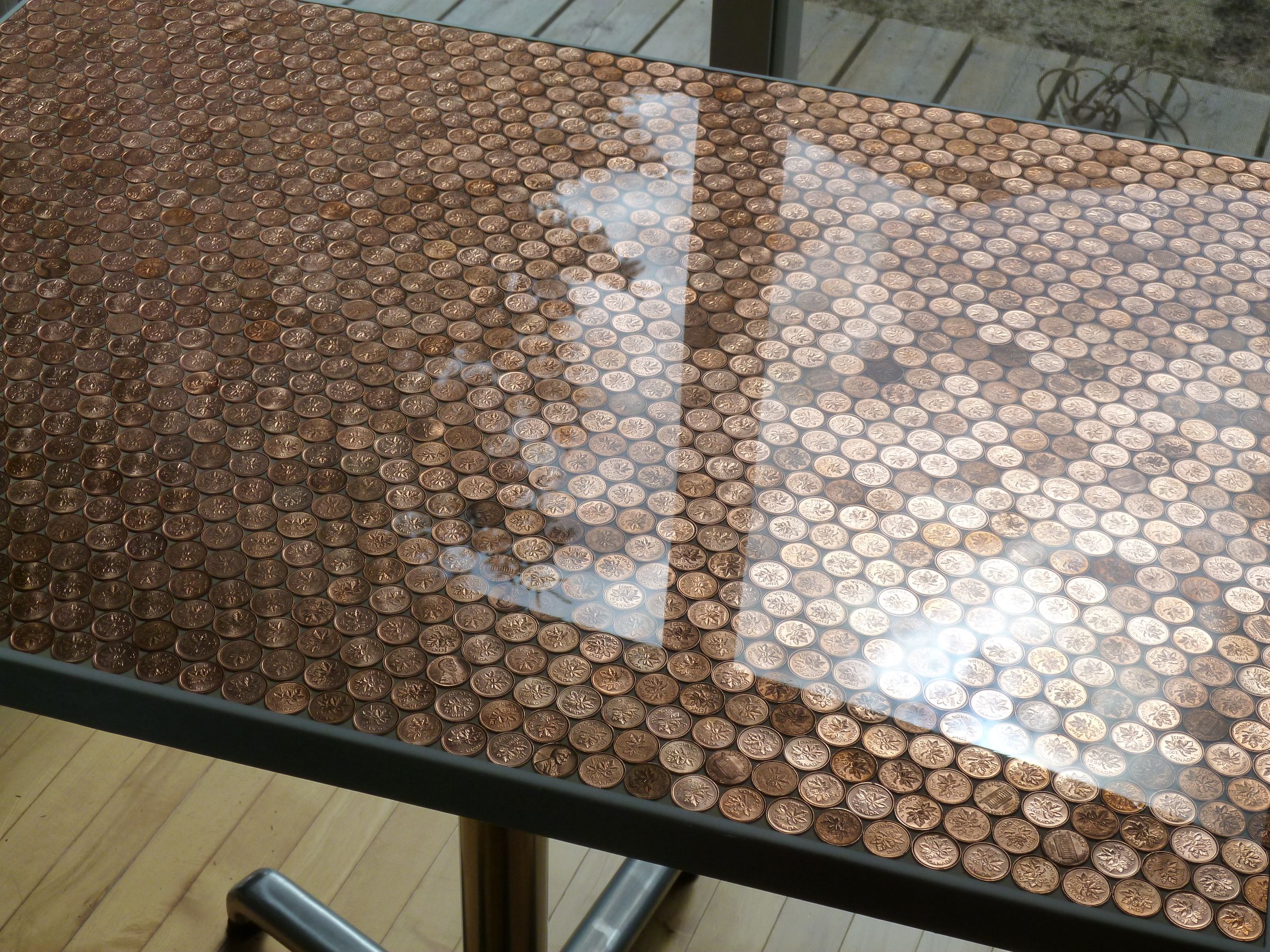 PENNY TABLE : 4 Steps (with Pictures) - Instructables