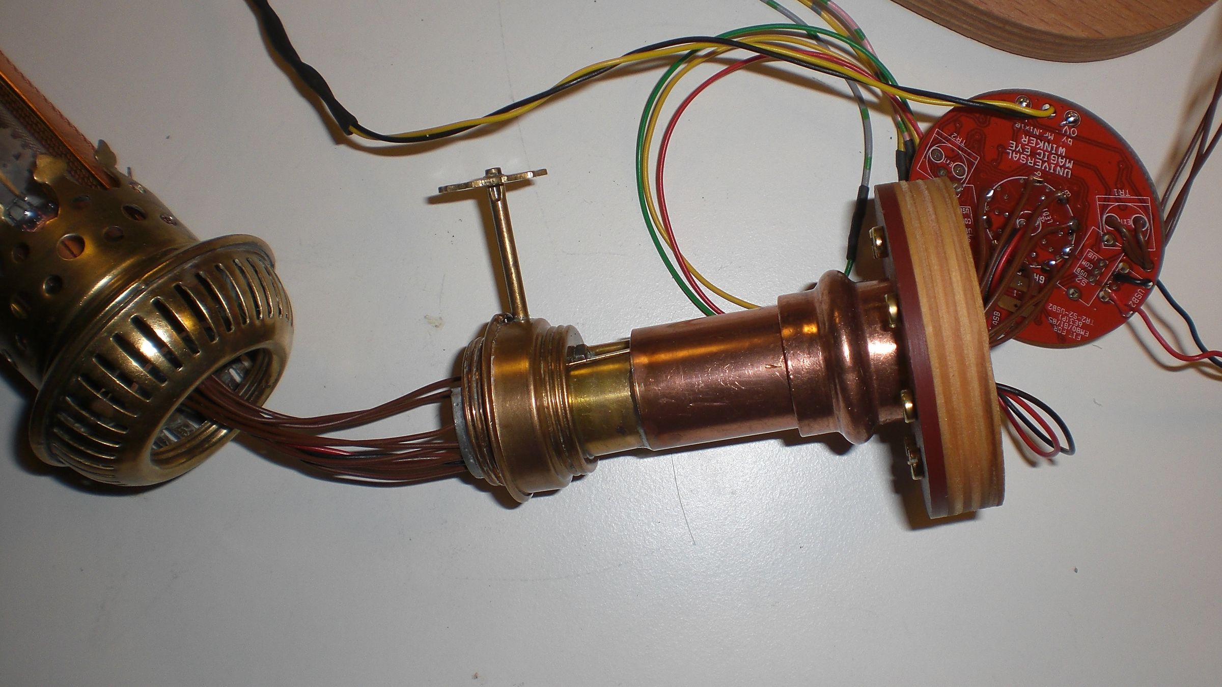 Steampunked Magic Eye Winker Powered by Batteries and USB-connected ...