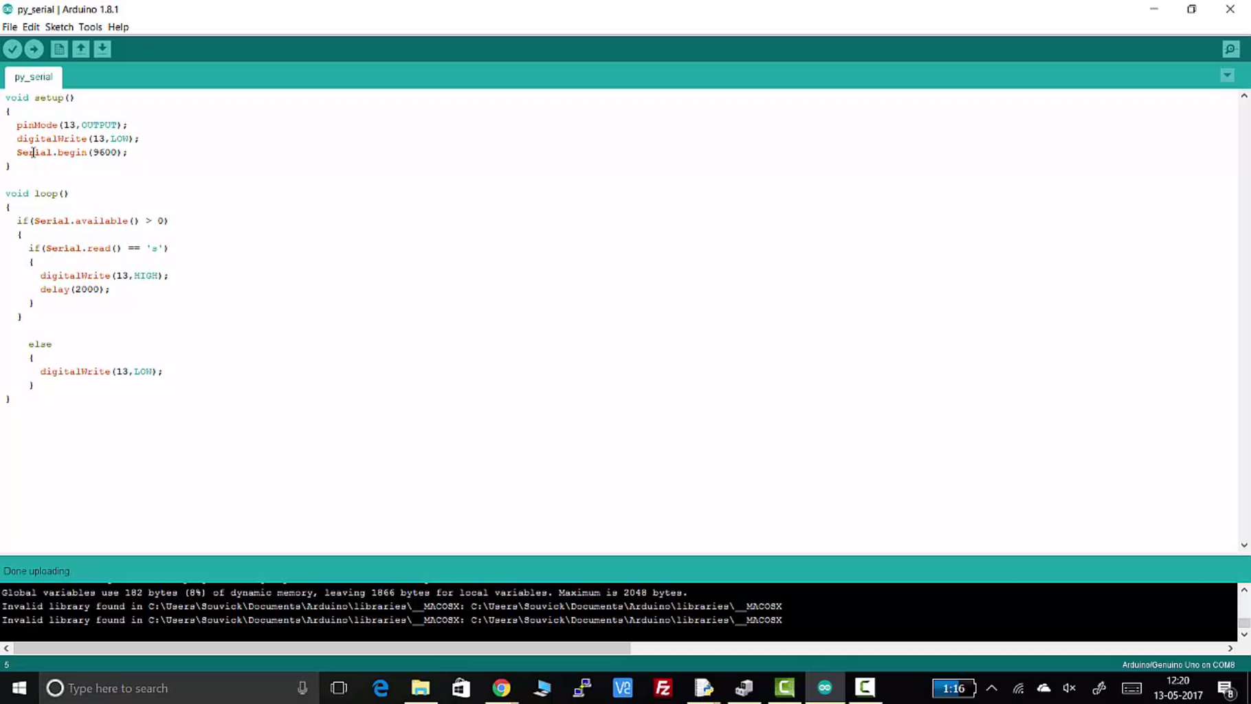 How To Communicate With Arduino From A Python Script 3 Steps