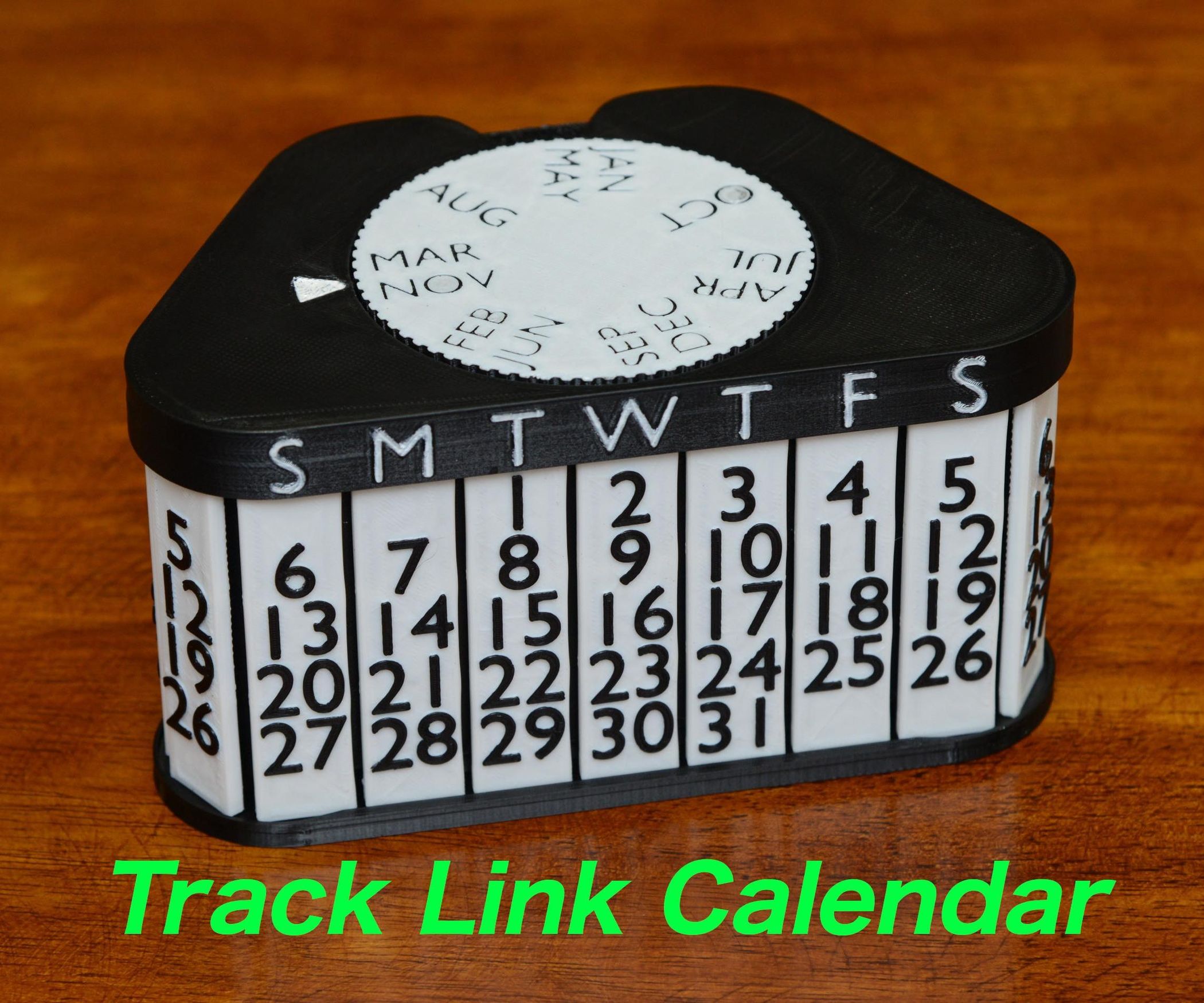 Track Link Calendar : 7 Steps (with Pictures) - Instructables
