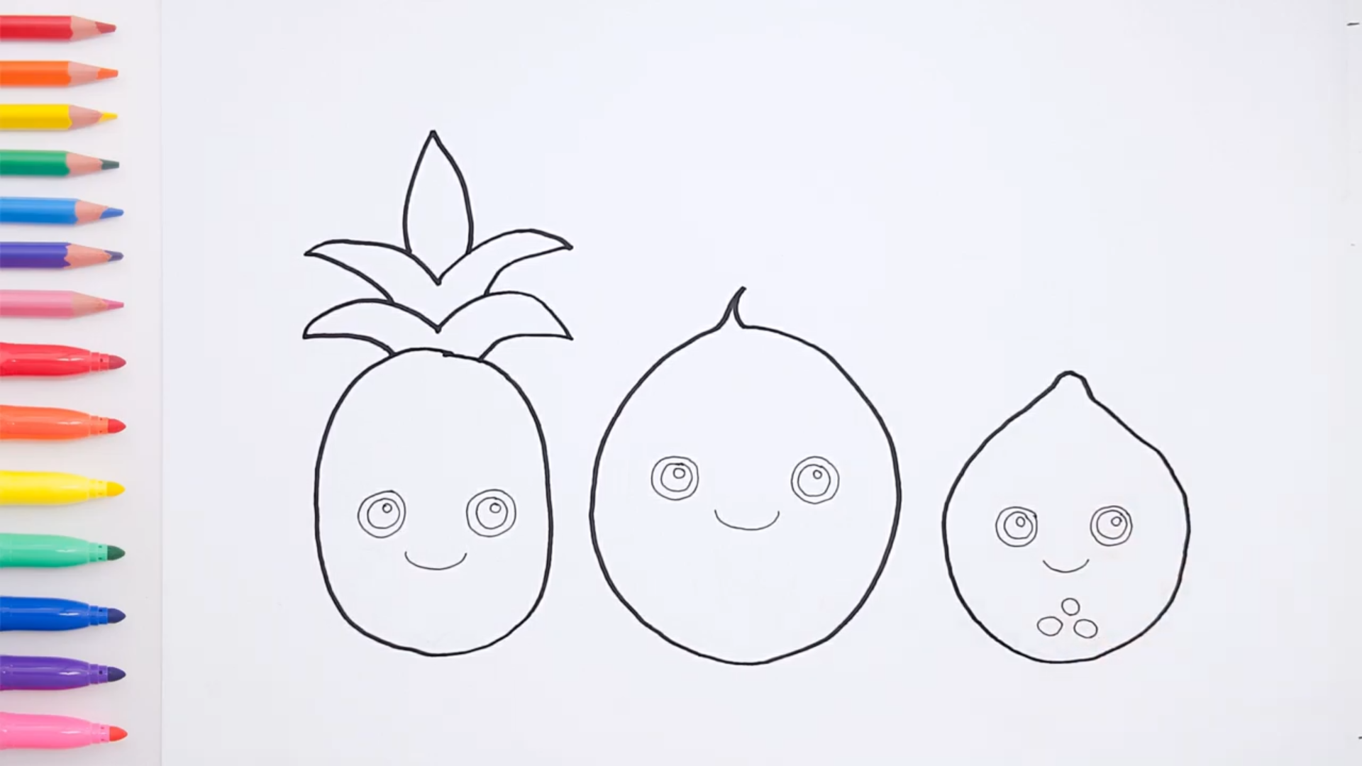 How to Draw Cute Tropical Fruits : 7 Steps (with Pictures) - Instructables