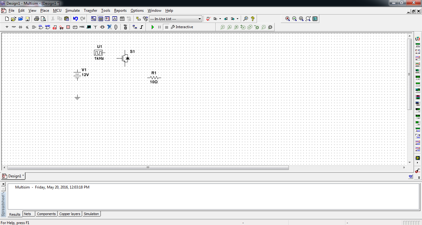 H Bridge Inverter Simulation Using NI Multisim and Co-simulation Using ...