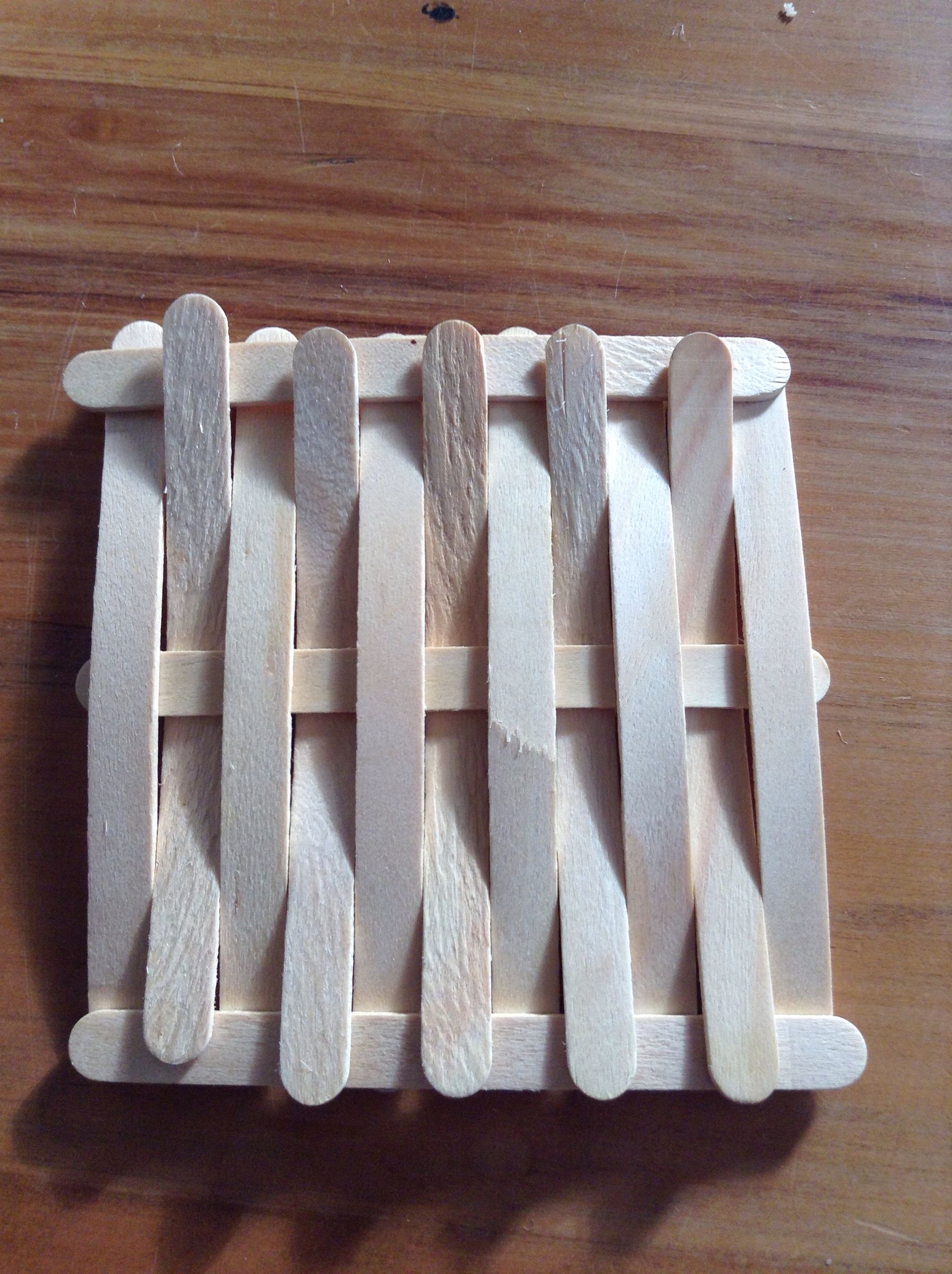 Popsicle Stick Coaster : 7 Steps (with Pictures) - Instructables