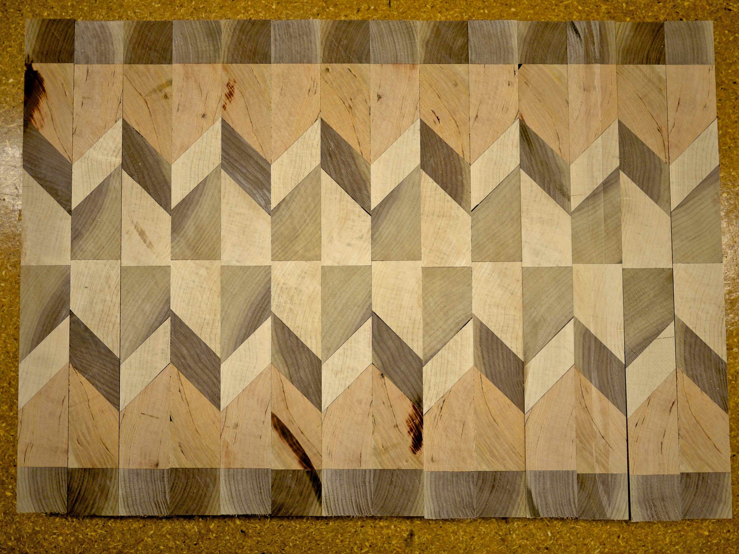 Making an End-grain Cutting Board - I Made It at Techshop : 14 Steps ...