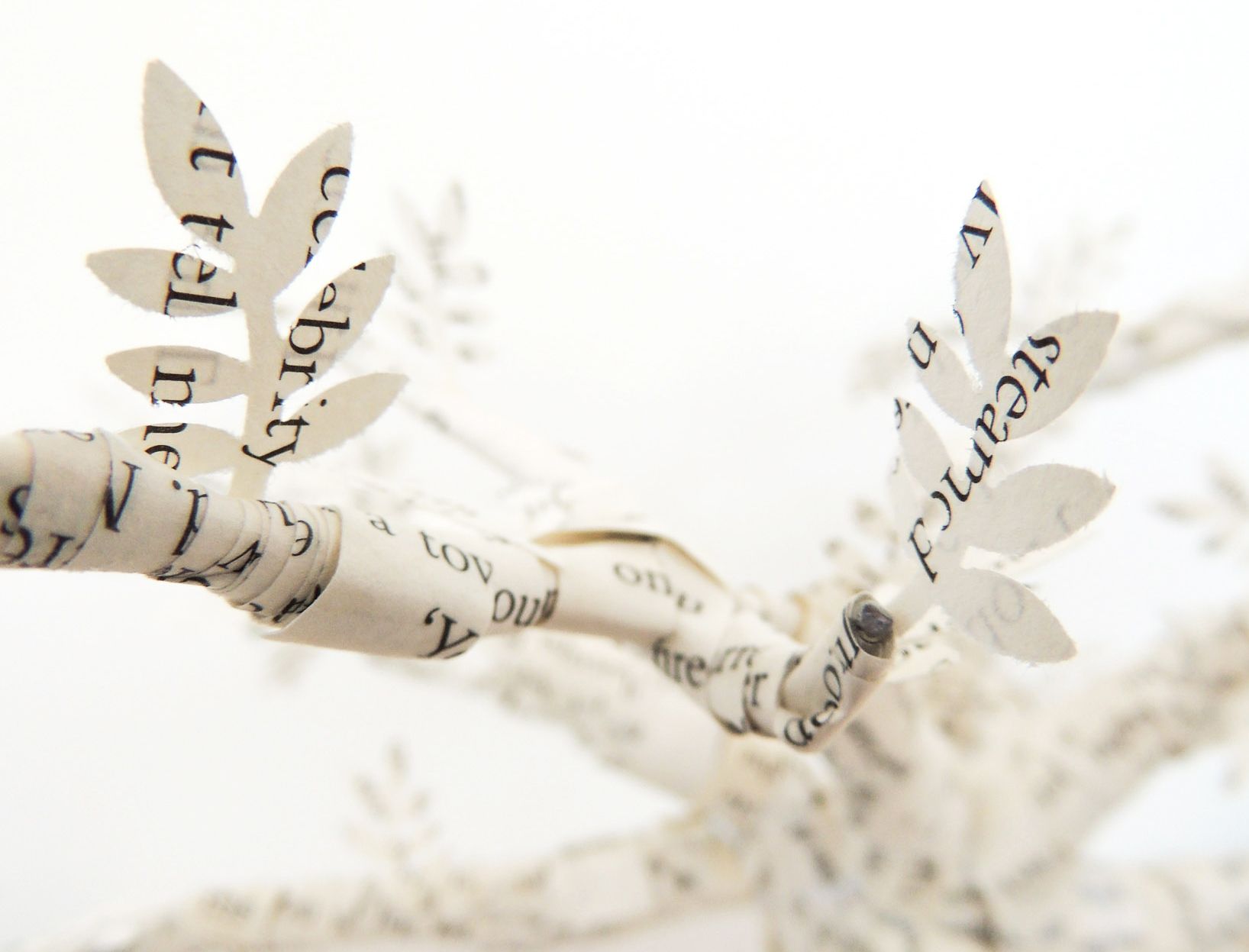 3D Book Page Tree Sculpture : 9 Steps (with Pictures) - Instructables