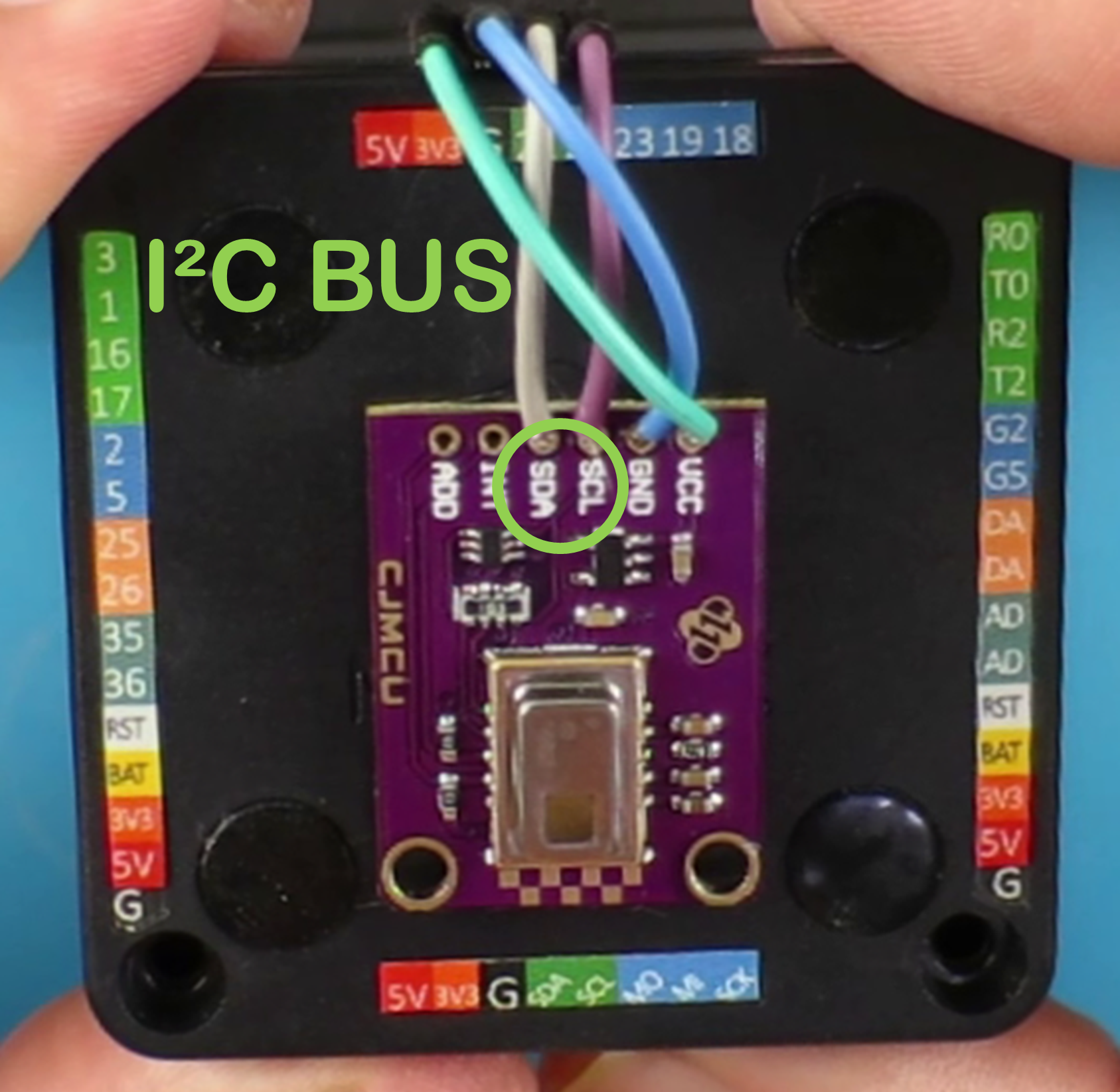 M5Stack IR Thermal Camera Using AMG8833 Infrared Array Imaging Sensor ...