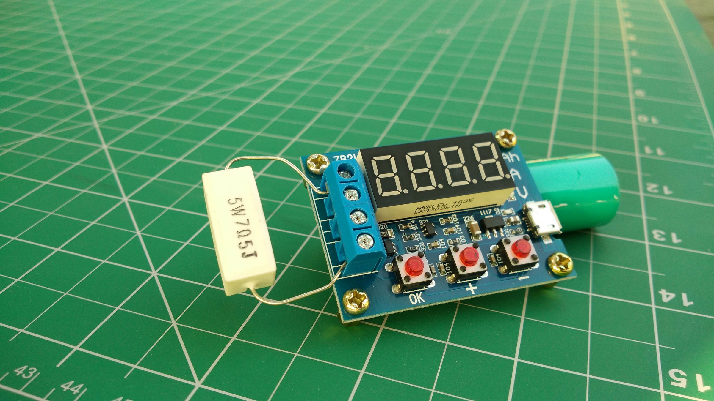 Lithium Battery Capacity Tester : 5 Steps (with Pictures) - Instructables