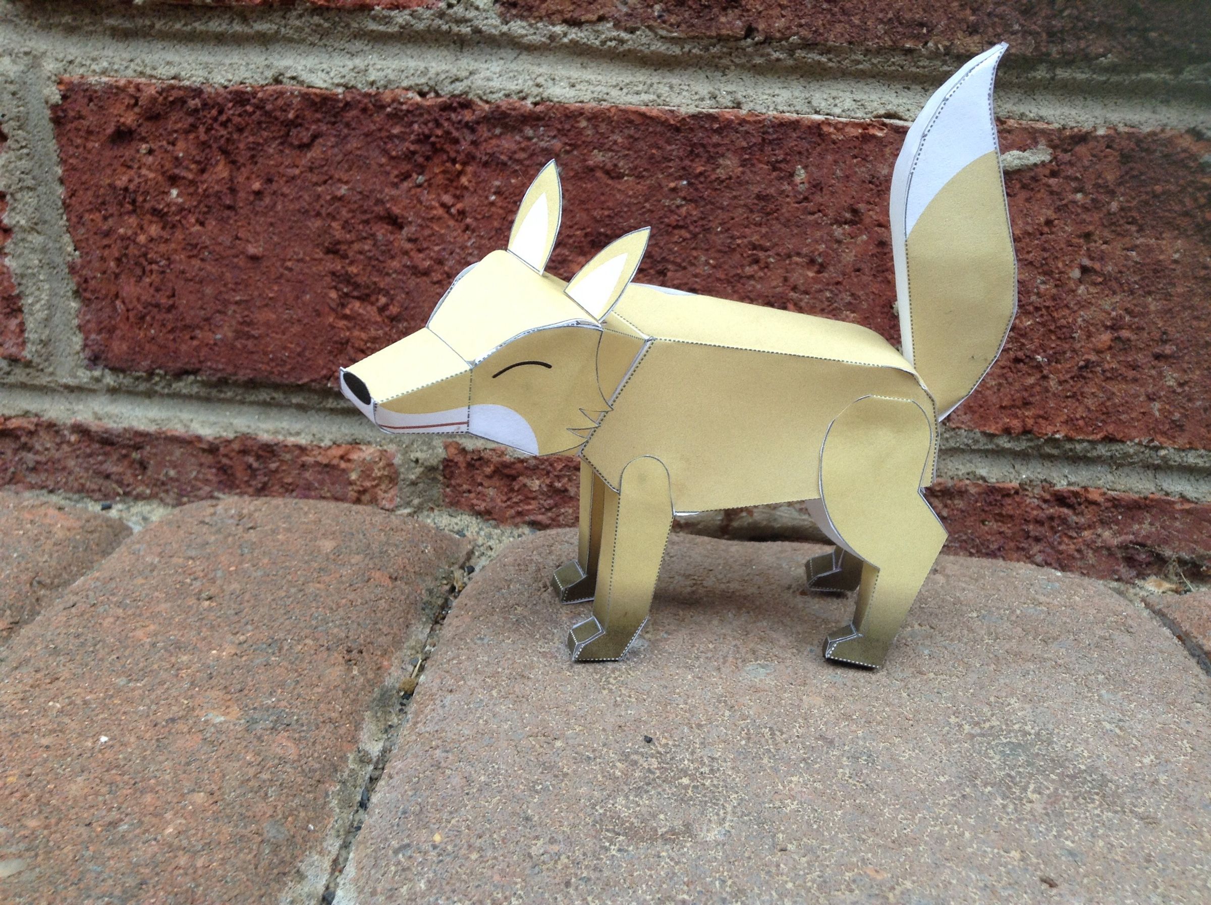 Diy Papercraft Fox : 9 Steps - Instructables