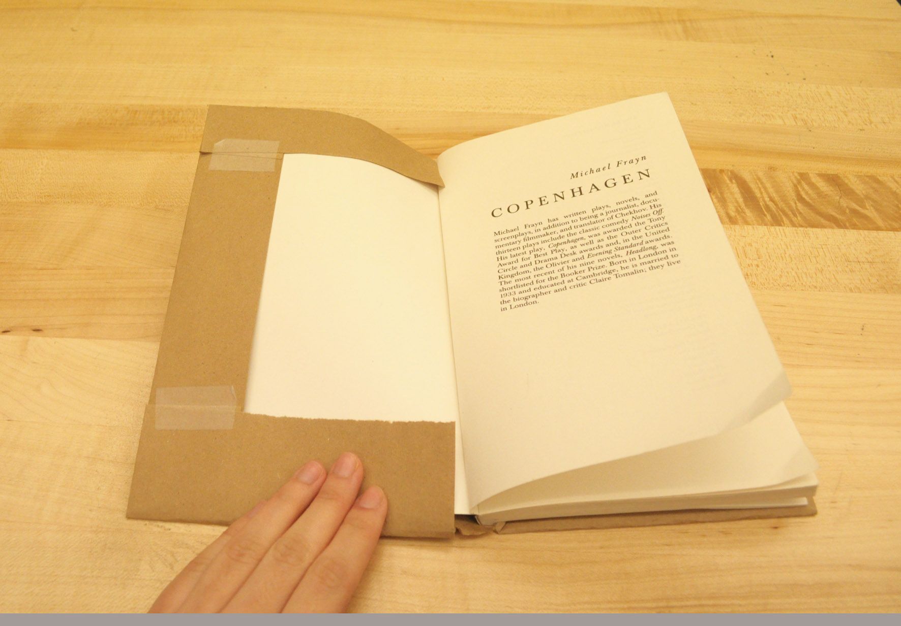 How to Make a Quick Book Cover : 8 Steps (with Pictures) - Instructables
