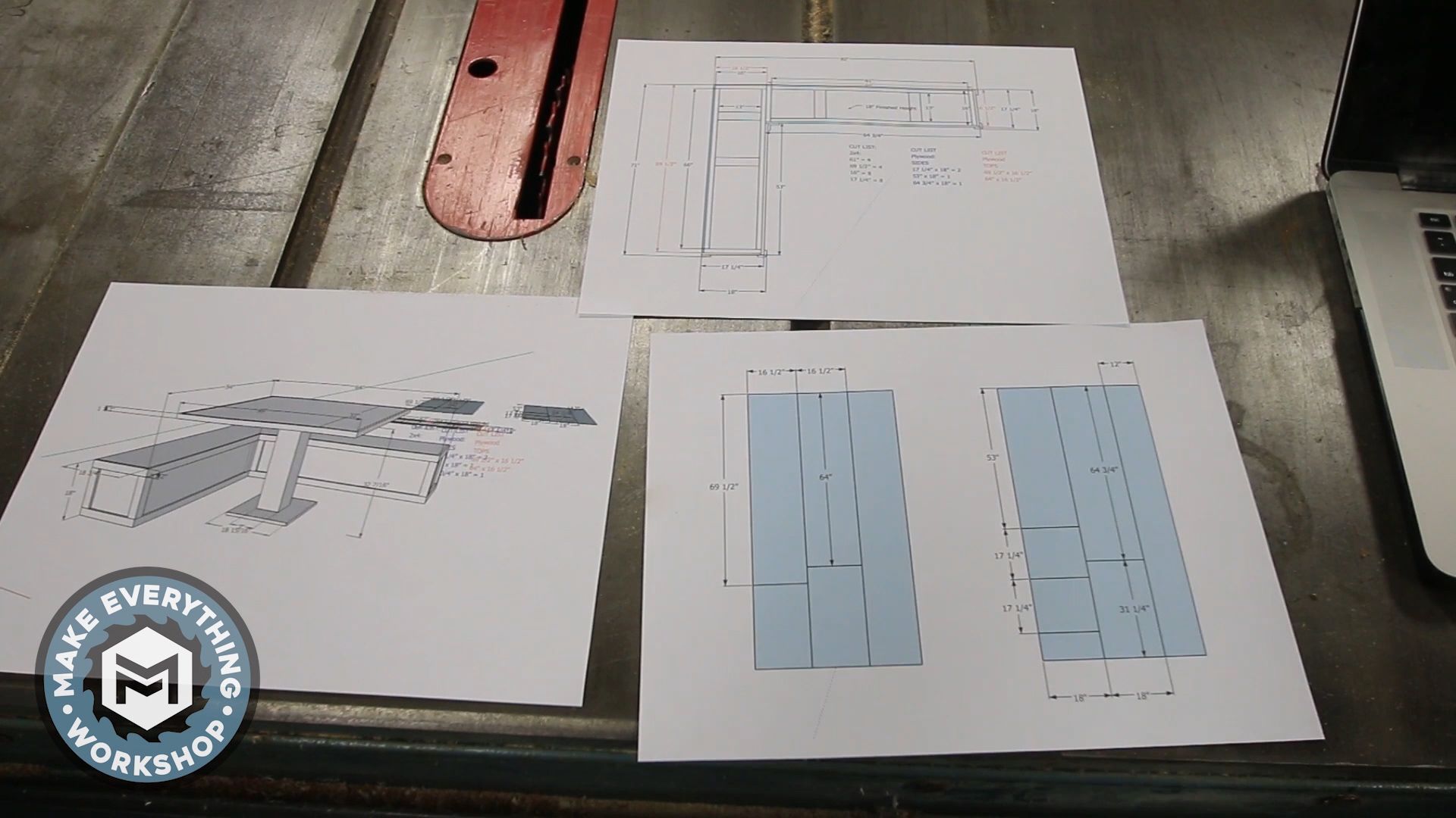 Making a Breakfast Nook (W/ Storage) & Kitchen Table : 18 Steps (with ...