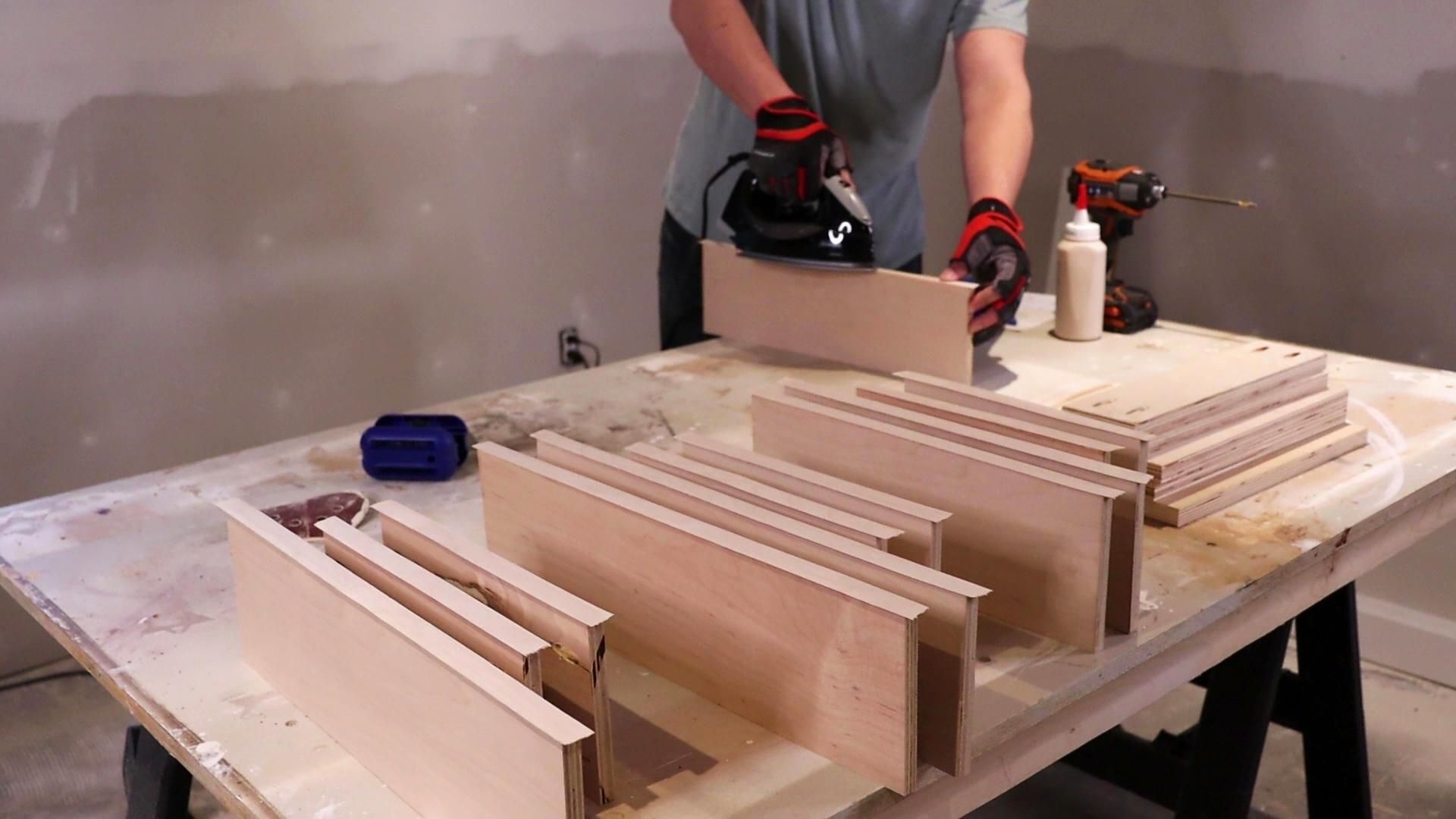 DIY Computer Desk | Cable Management, Storage, LED's : 13 Steps (with ...