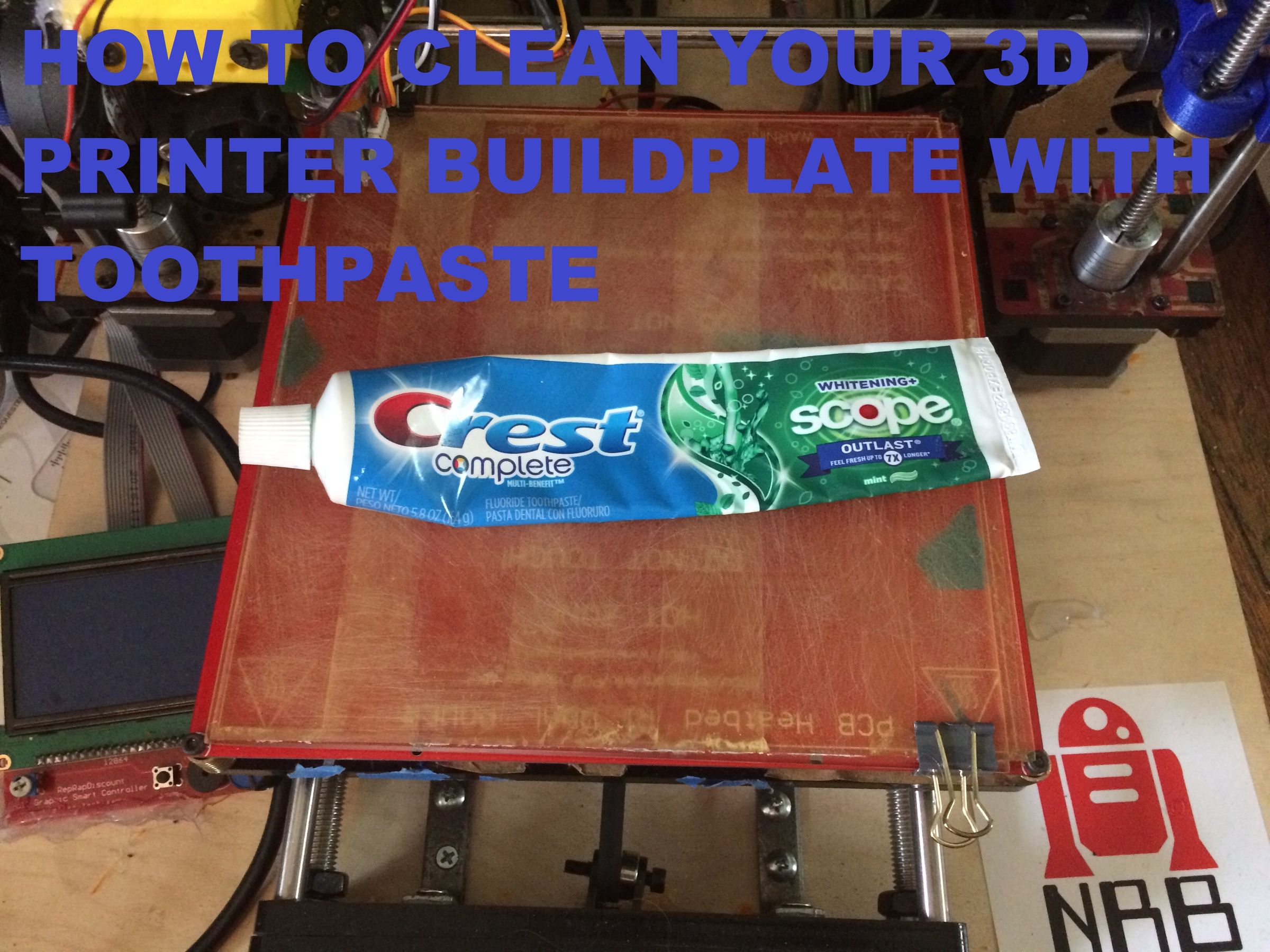 How to Clean a 3D Printer Build Plate : 4 Steps (with Pictures ...