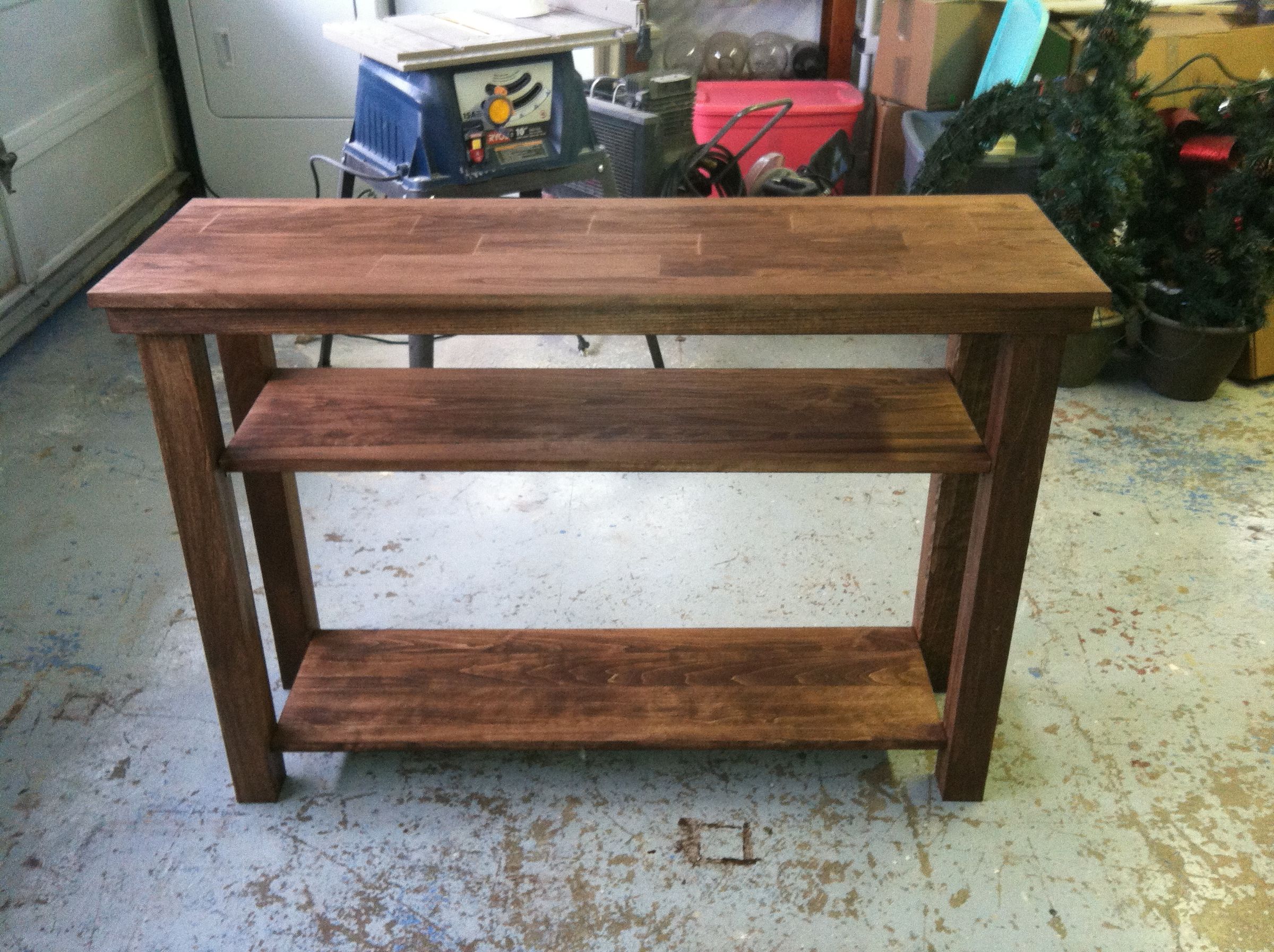 Build a Dining Room Console Table (side or Serving Table) : 5 Steps ...