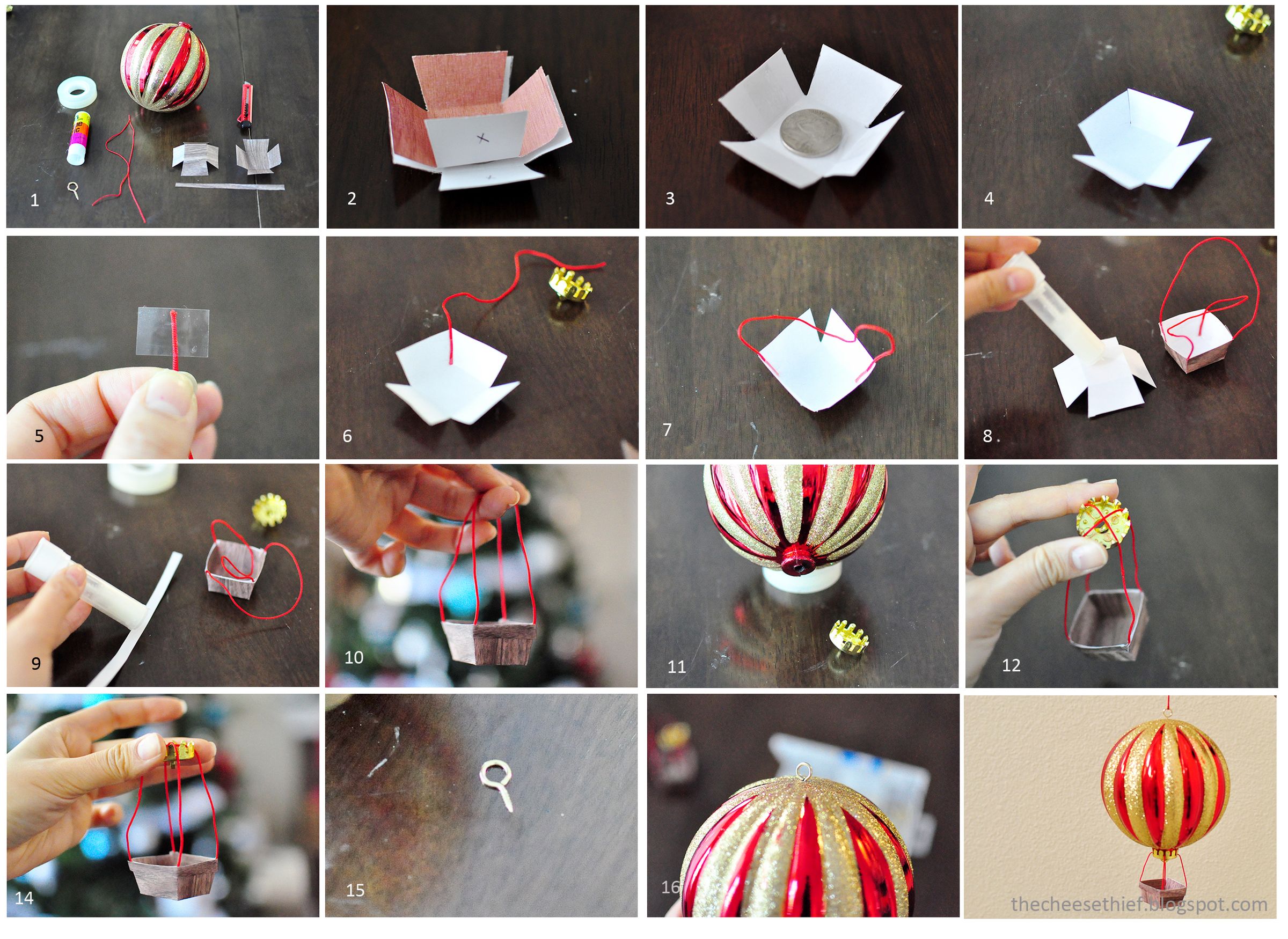 How to Make a Hot Air Balloon Ornament : 3 Steps (with Pictures ...