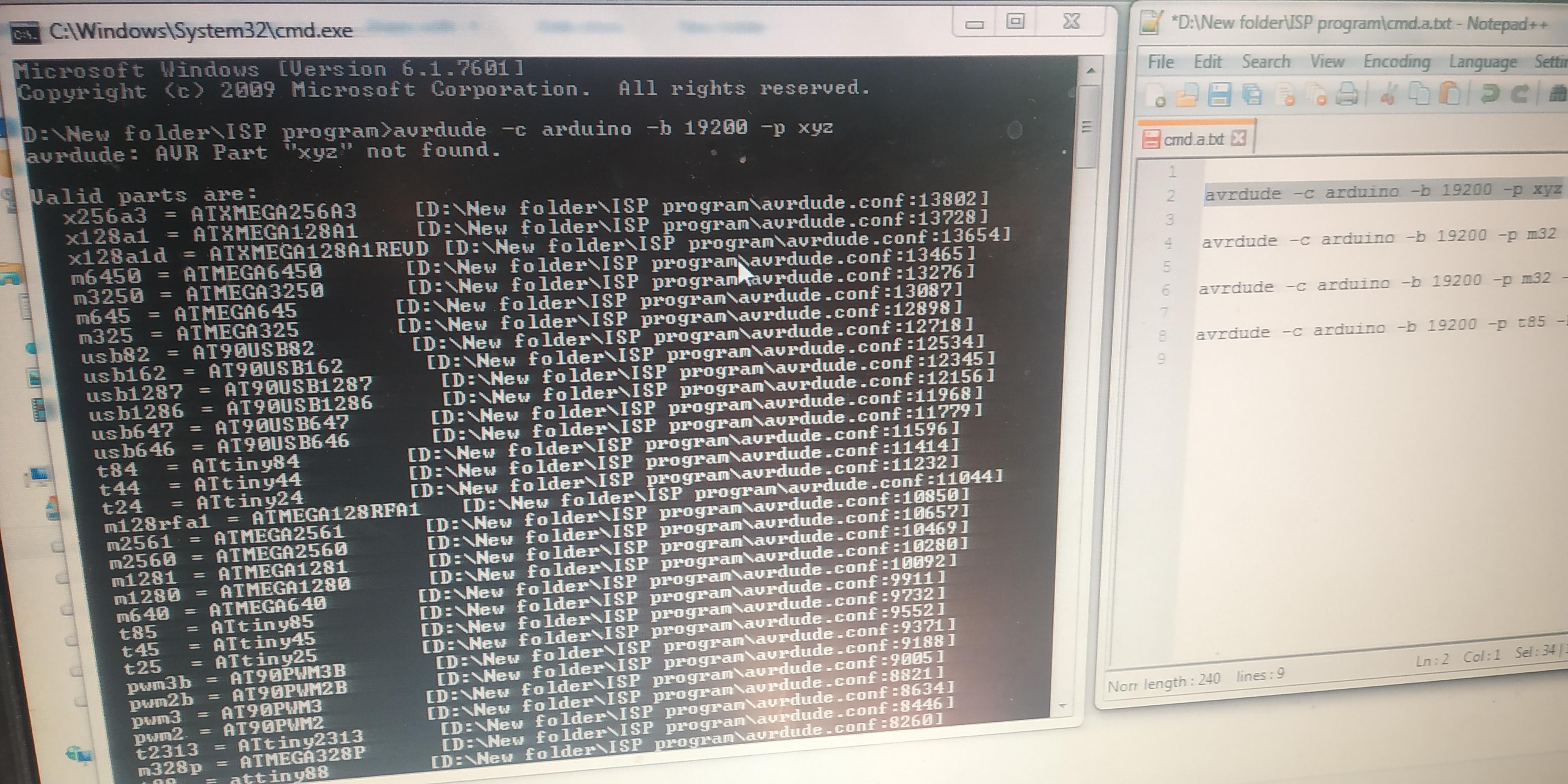 Arduino As Isp Programmer Avrdude