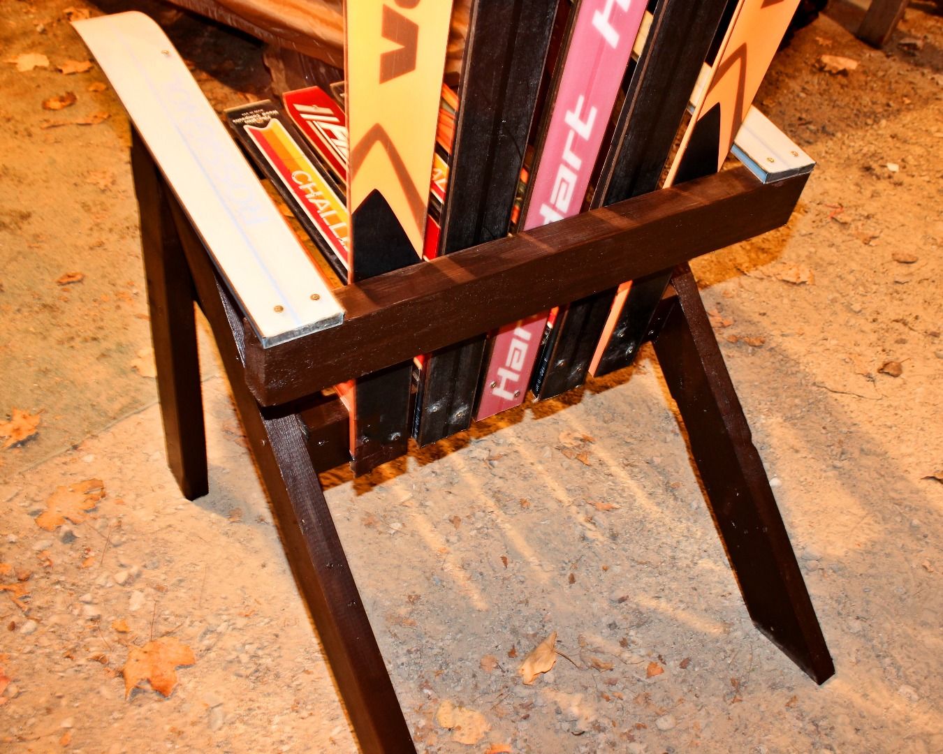 Build a Lawn Chair From Recycled Skis - the Ski Chair! : 4 Steps (with ...