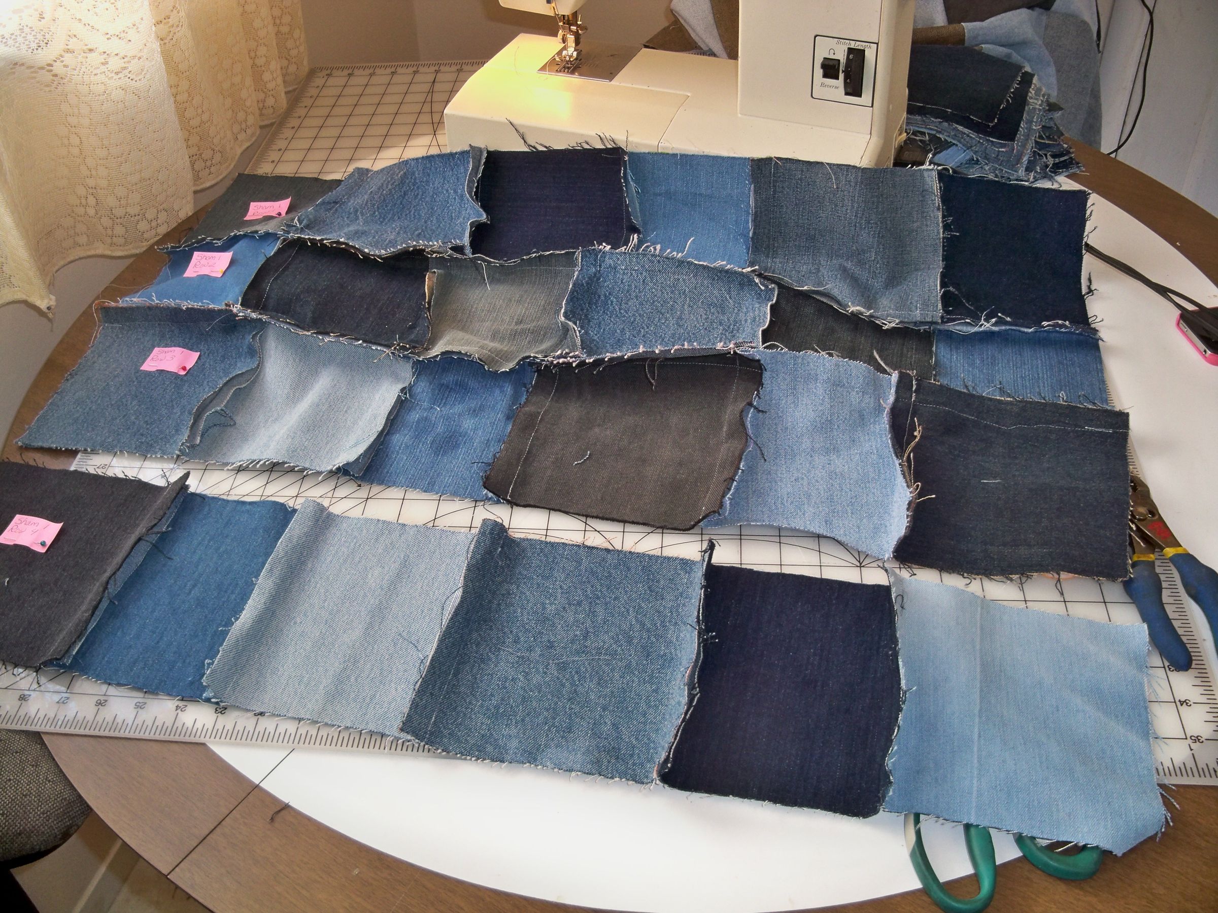 Denim Rag Quilt : 17 Steps (with Pictures) - Instructables