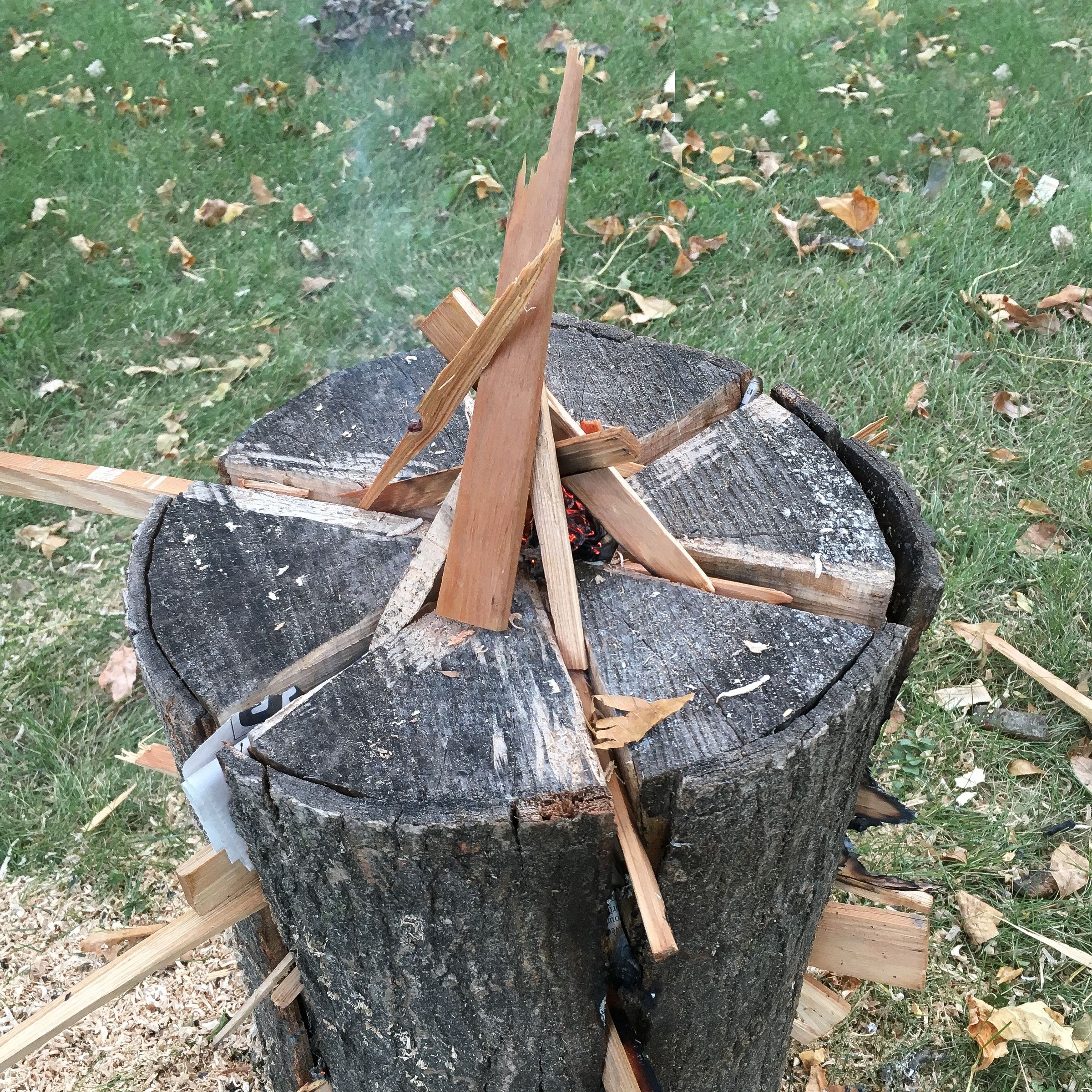 How to Make a Swedish Fire Torch : 4 Steps (with Pictures) - Instructables