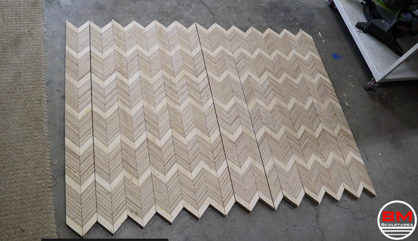 Patterned Plywood Using Only PLYWOOD SCRAPS! : 10 Steps (with Pictures ...