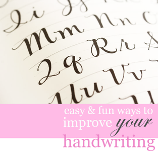 How to Make Your Handwriting Beautiful : 6 Steps - Instructables