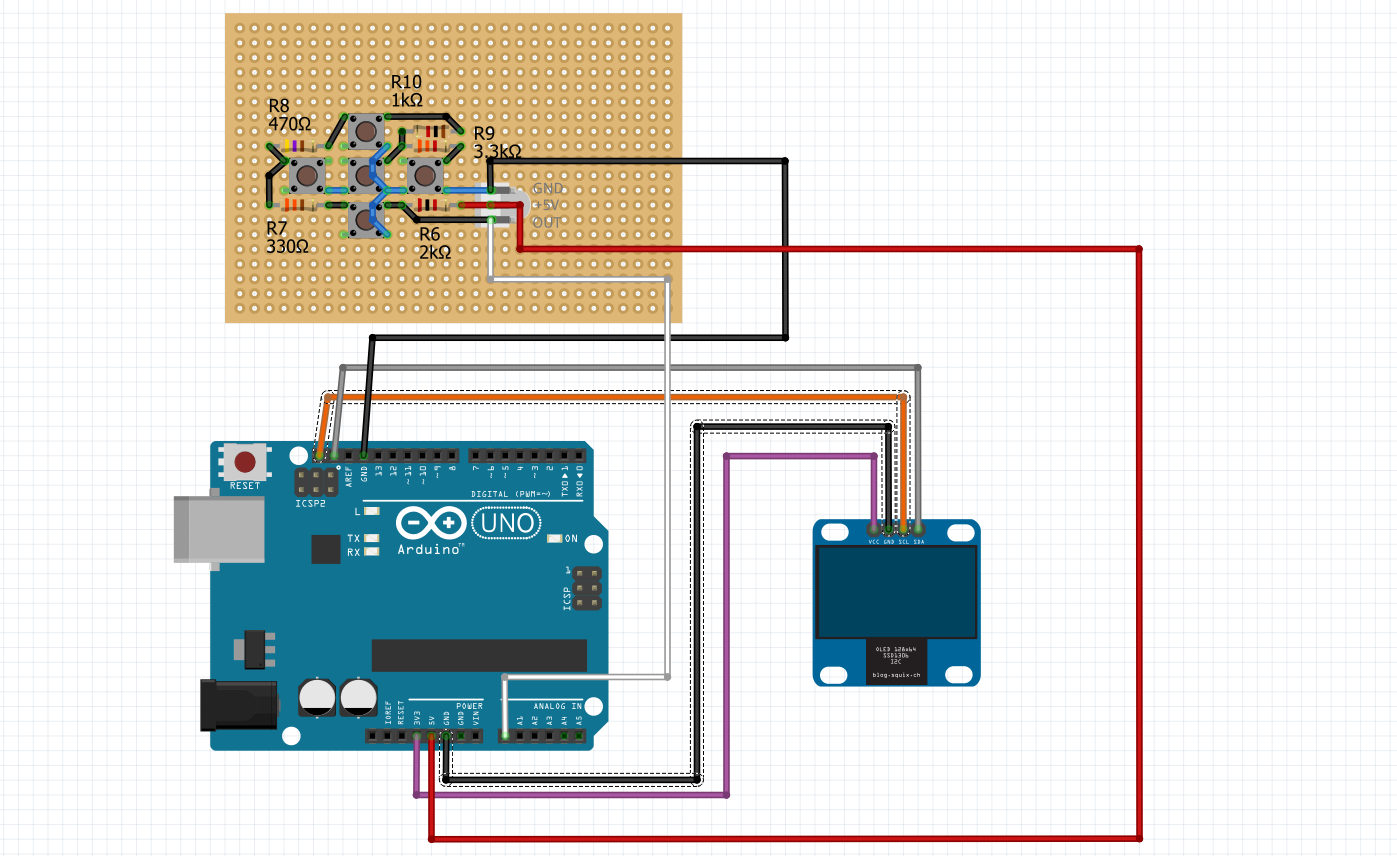Tetris Clone With OLED SSD1306(I2C) for Arduino Nano / Uno : 5 Steps ...
