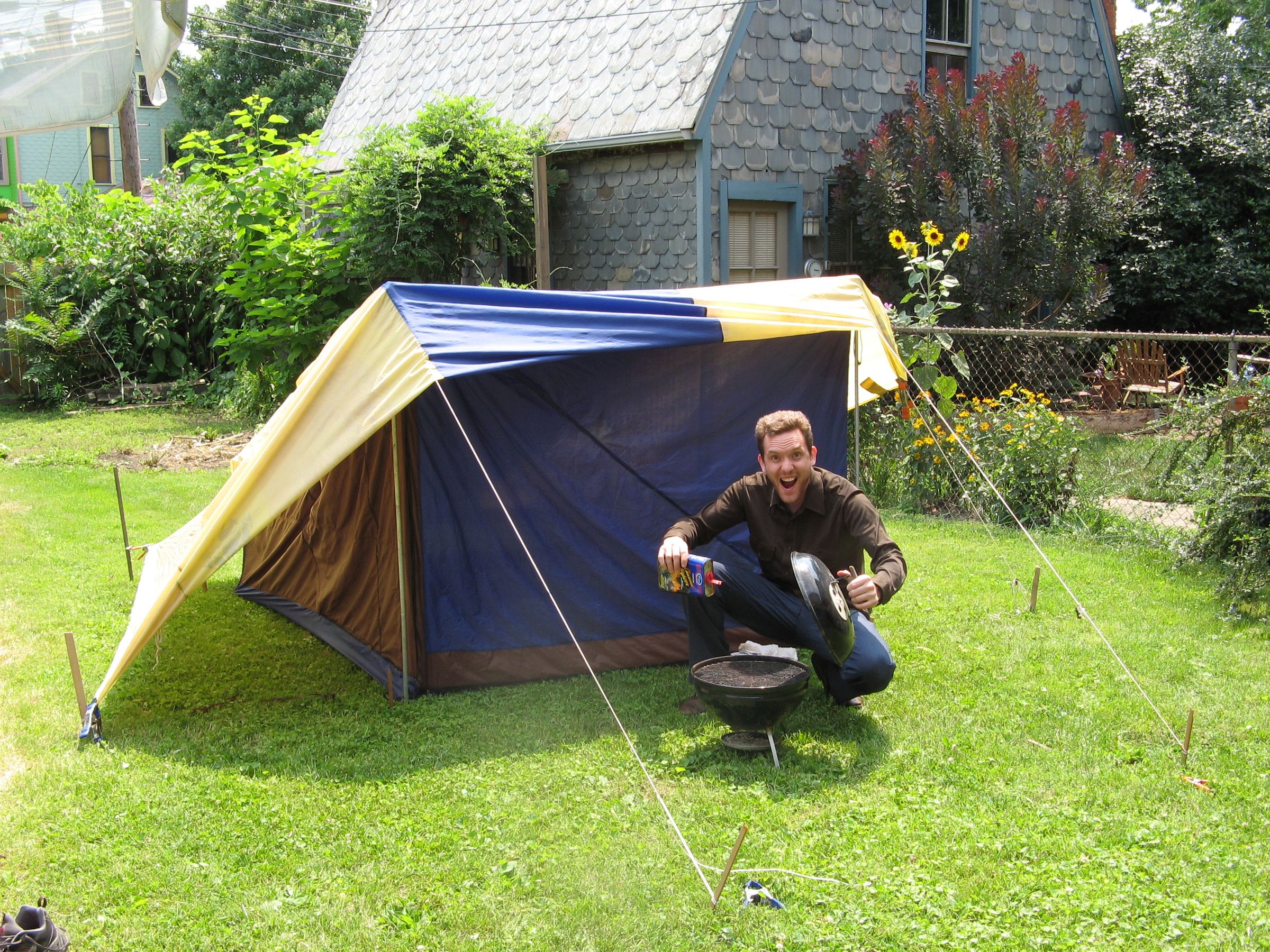 The Near-Perfect Tent: Design and Build a Recycled Tent : 15 Steps ...