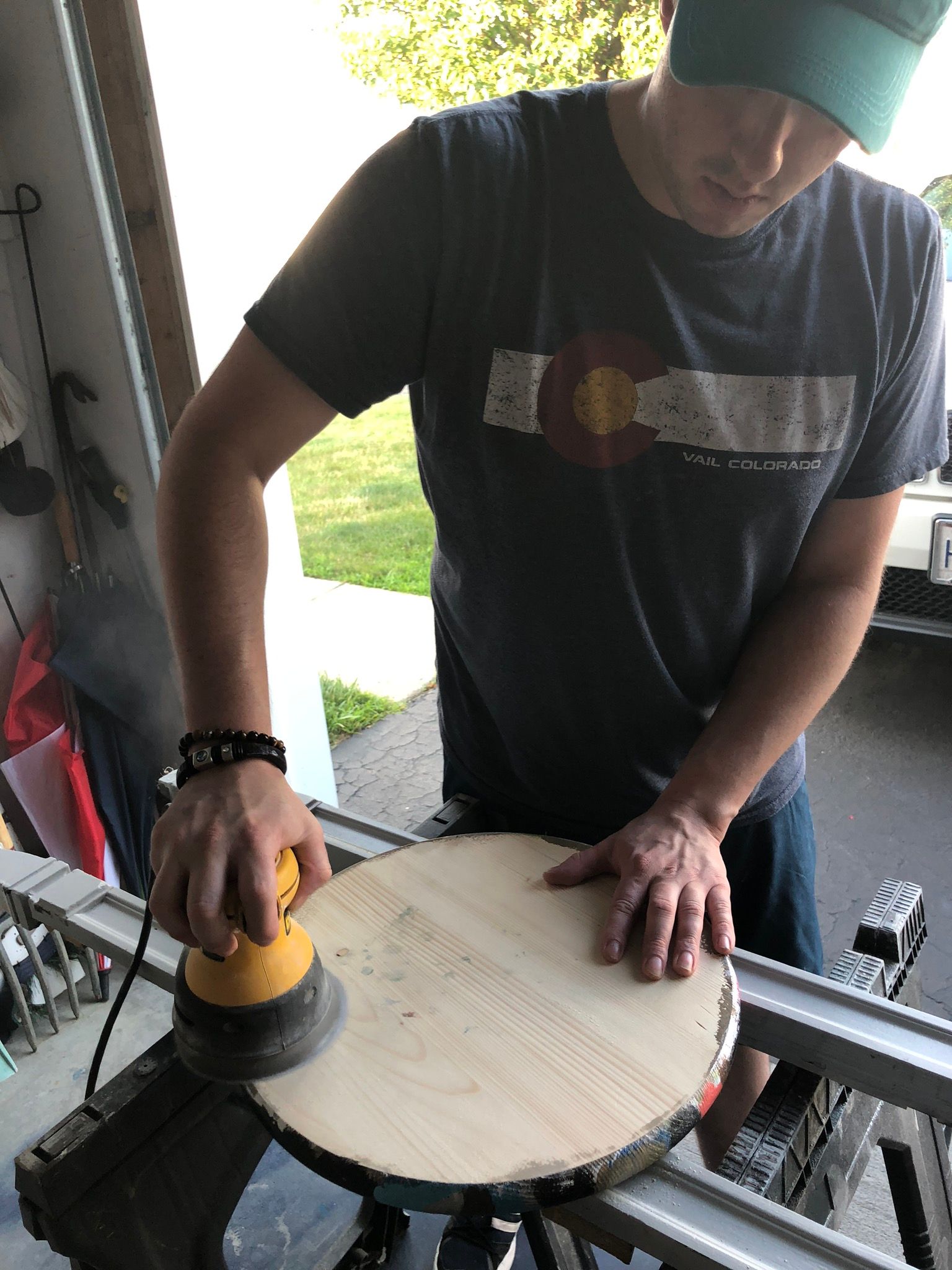 Acrylic Pour Painted Side Table : 5 Steps (with Pictures) - Instructables