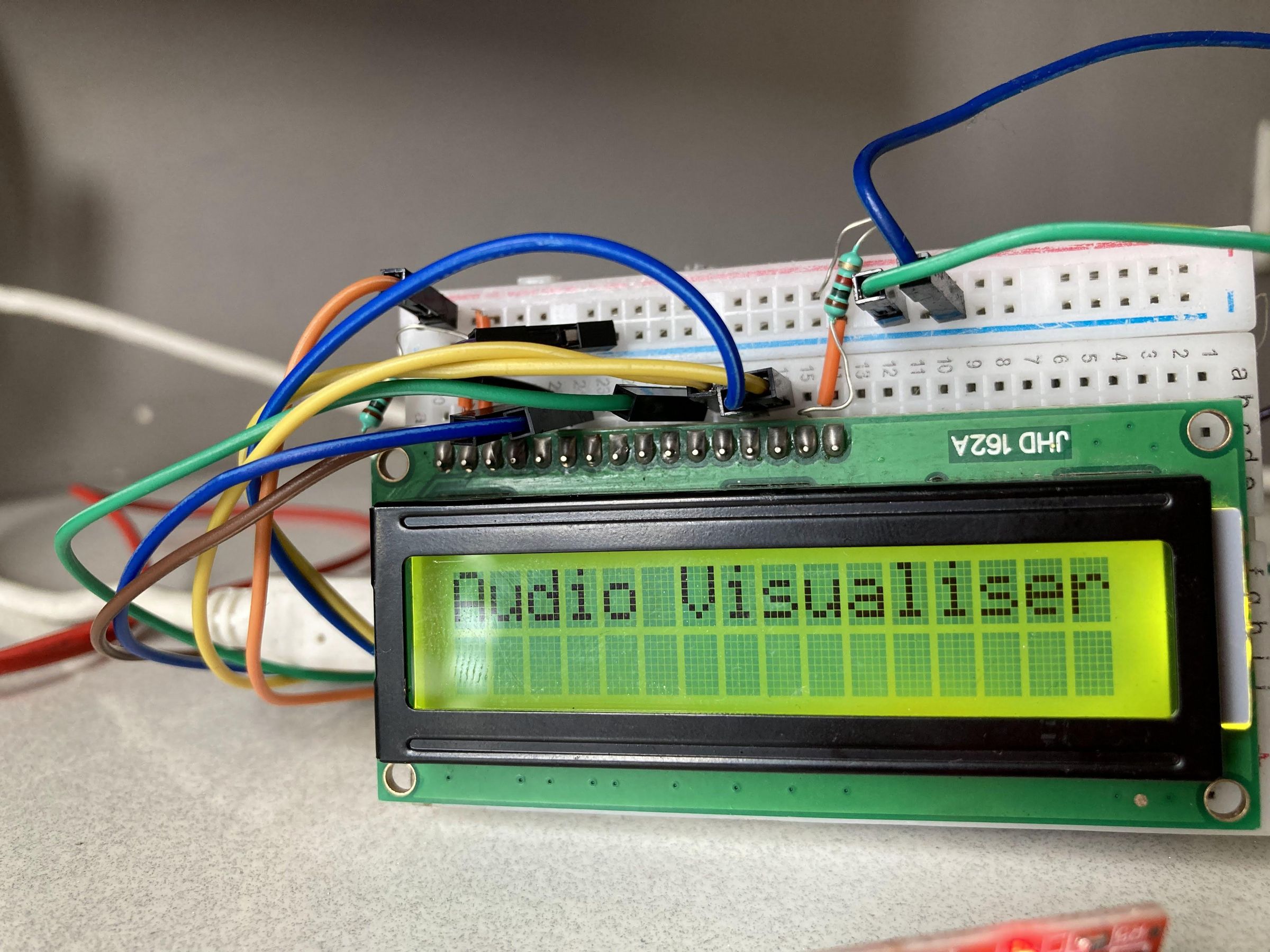 Audio Visualizer With an LCD Display : 4 Steps (with Pictures ...