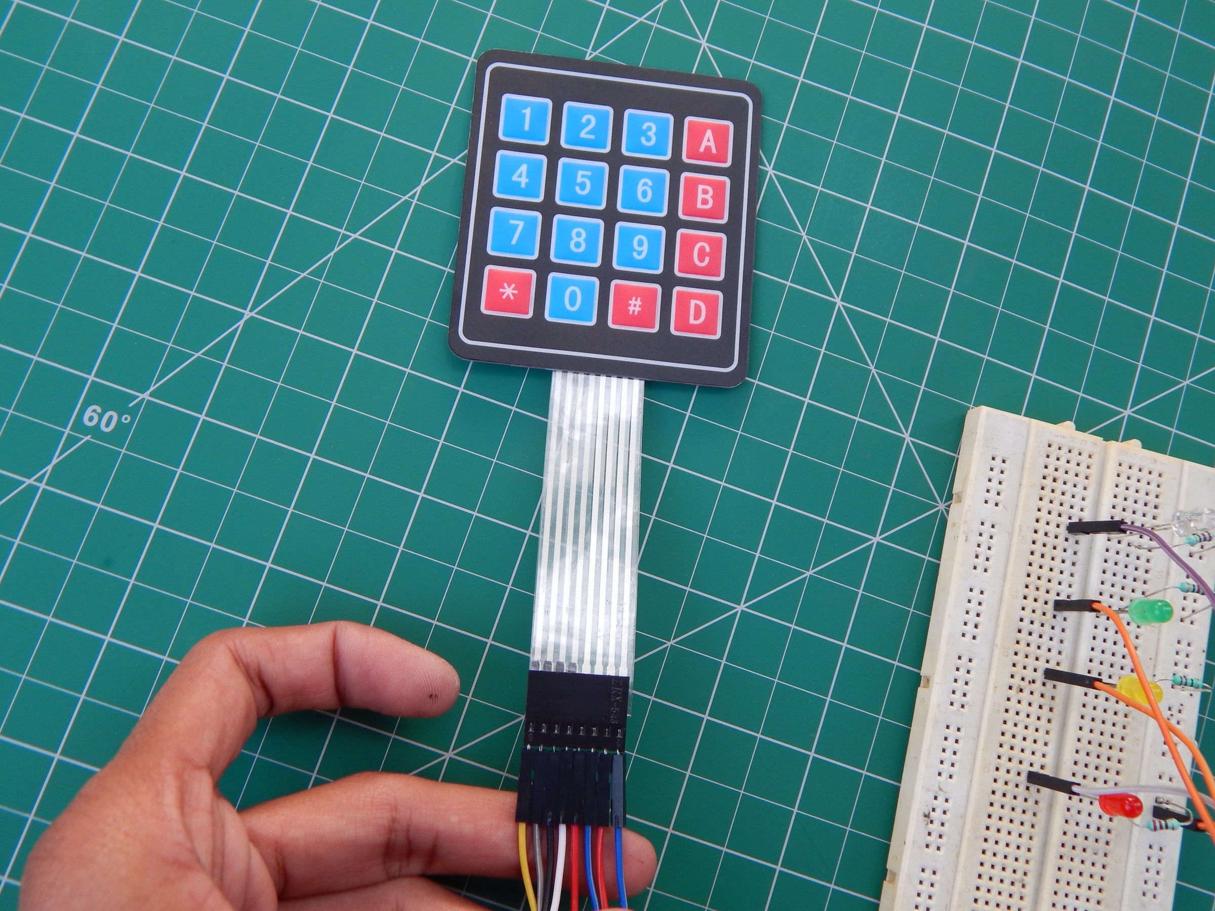 Arduino 4x4 Matrix Keypad : 5 Steps (with Pictures) - Instructables