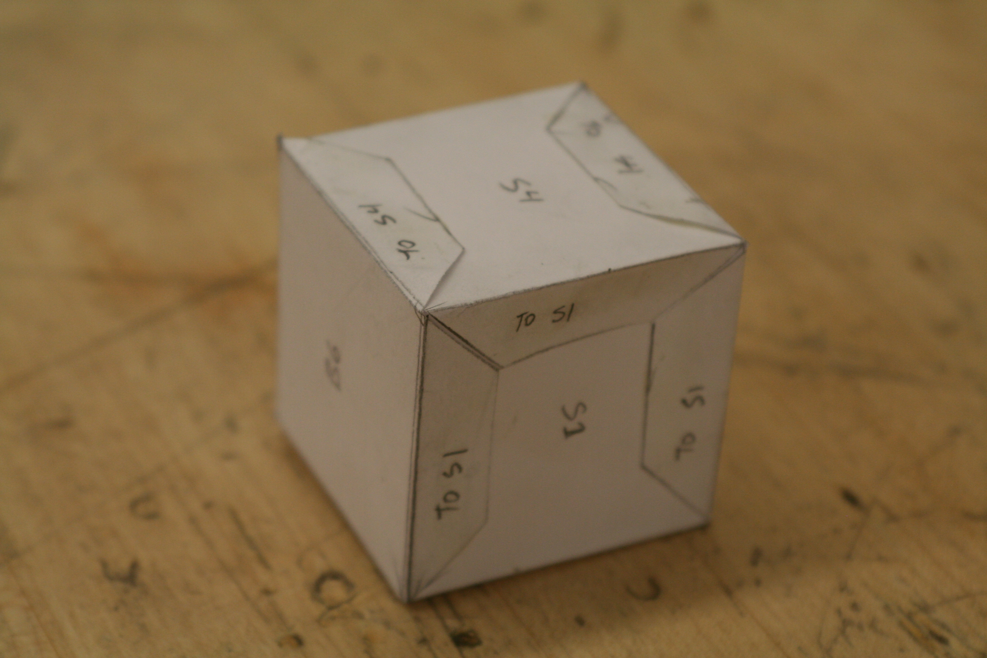 Perfect Paper Cube: Laying Out a Project Using Parallel Line ...