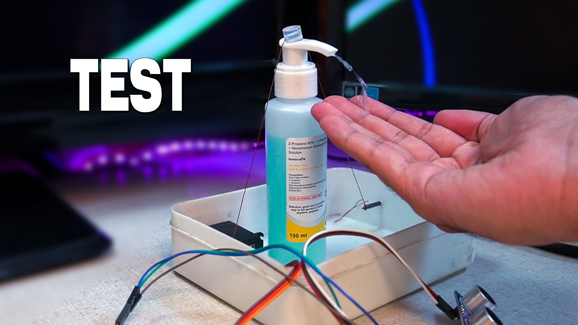 DIY Hand Sanitizer Dispenser Using Arduino : 14 Steps (with Pictures ...