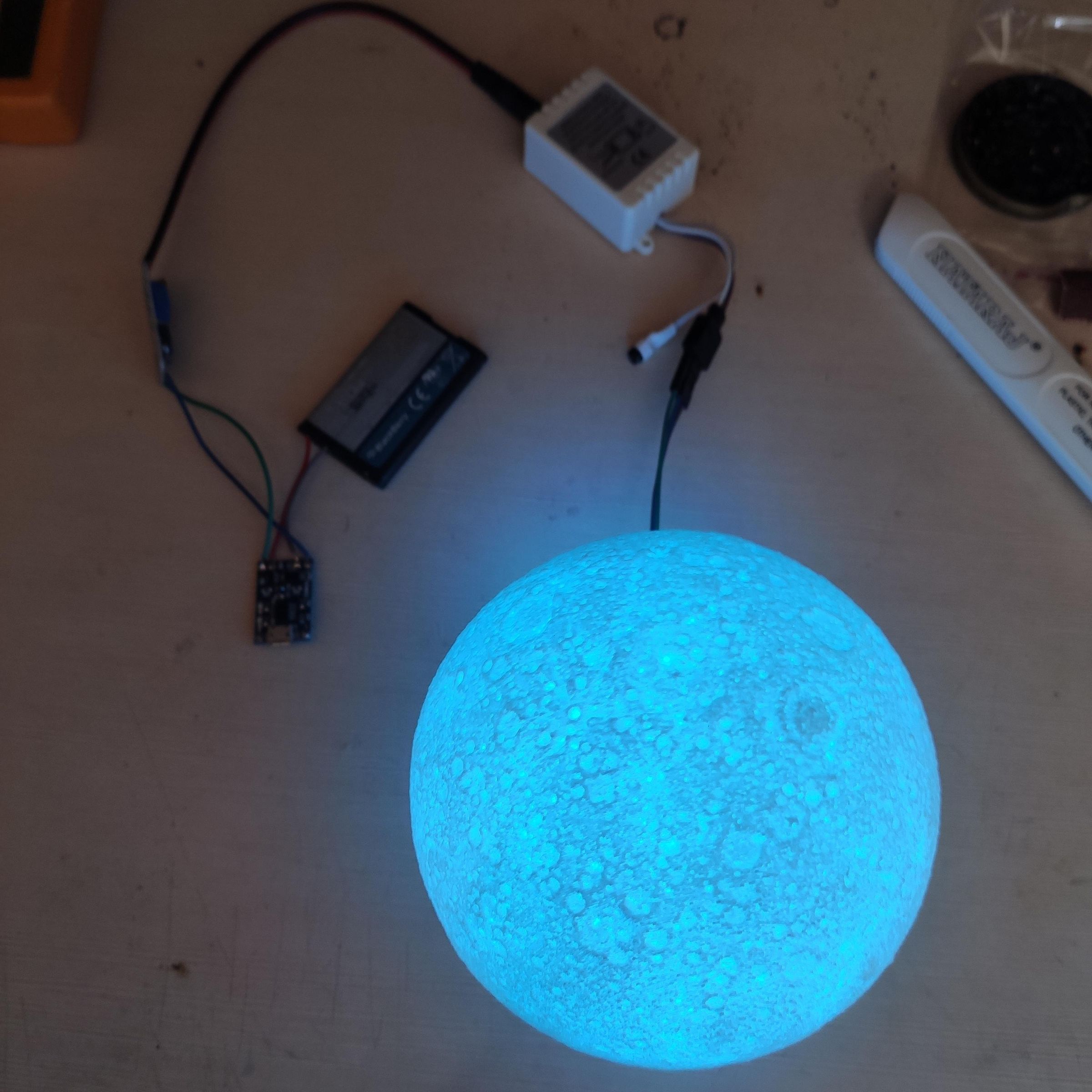 Moon Lamp With Remote : 9 Steps (with Pictures) - Instructables
