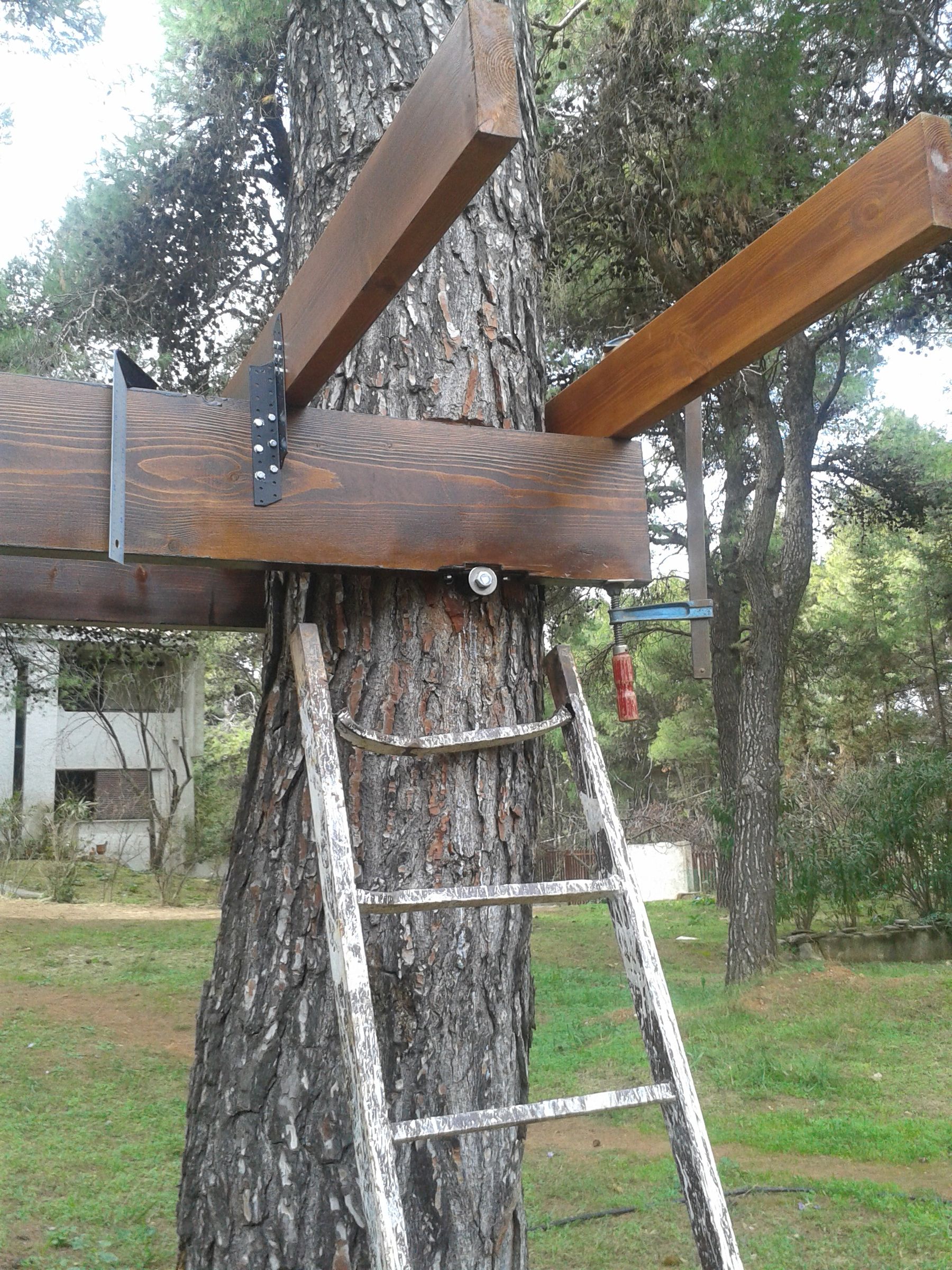 Treehouse on Two Trees : 22 Steps (with Pictures) - Instructables