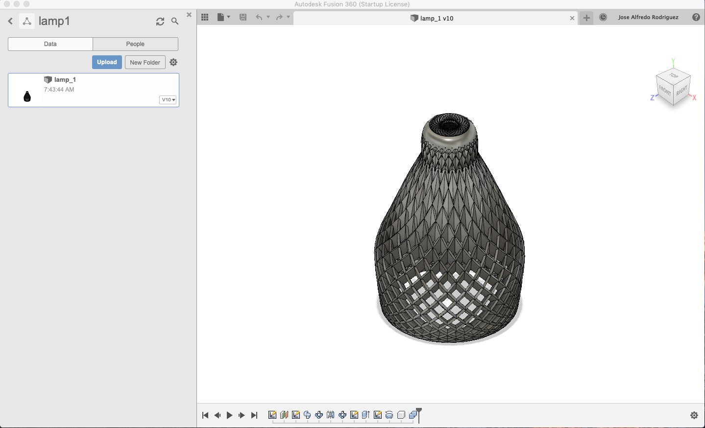 3d Printed Lamp With Fusion 360 3d Splines : 6 Steps (with Pictures ...