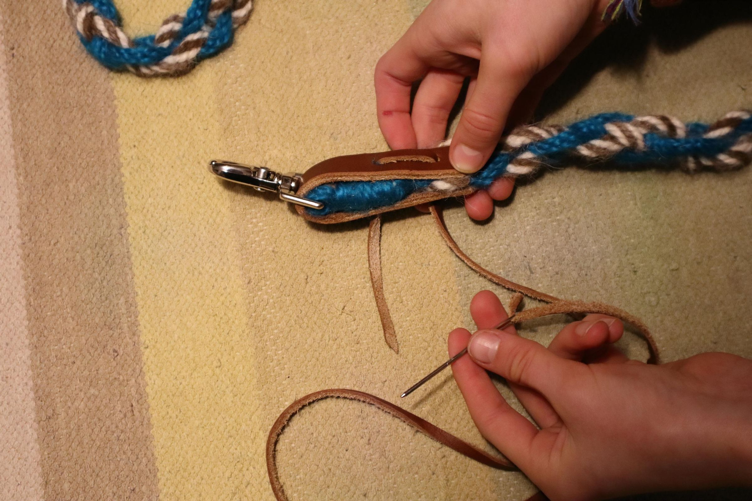 Four Strand Flat Braid Mohair Reins : 9 Steps (with Pictures ...