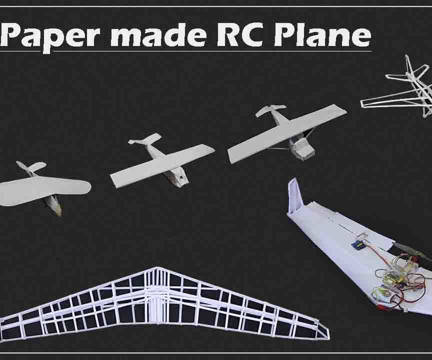 Completely Paper Made RC Airplane : 11 Steps - Instructables
