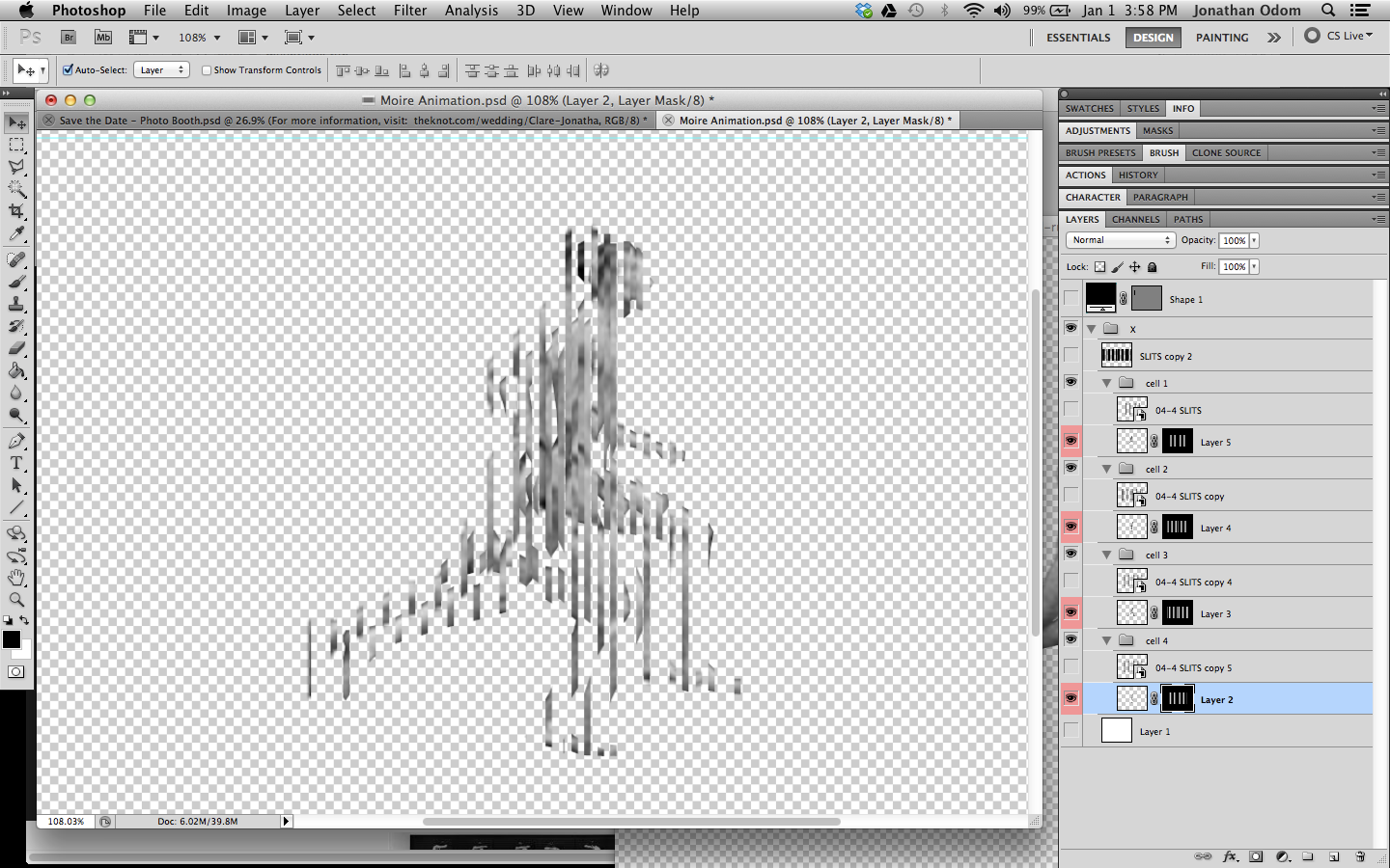 2D Moire (Slit) Animation : 7 Steps (with Pictures) - Instructables