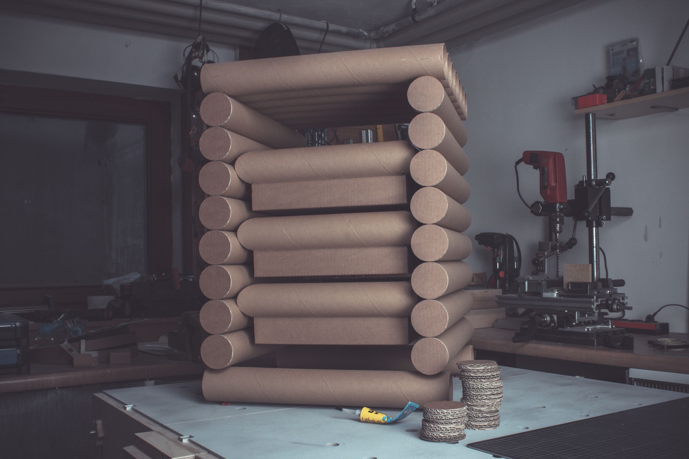 Cardboard Tube Cabinet : 15 Steps (with Pictures) - Instructables