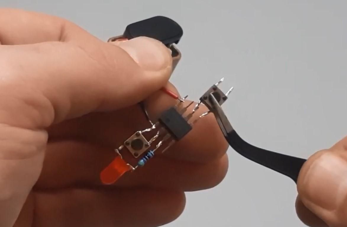 Simple Click on Click Off Circuit : 6 Steps (with Pictures) - Instructables